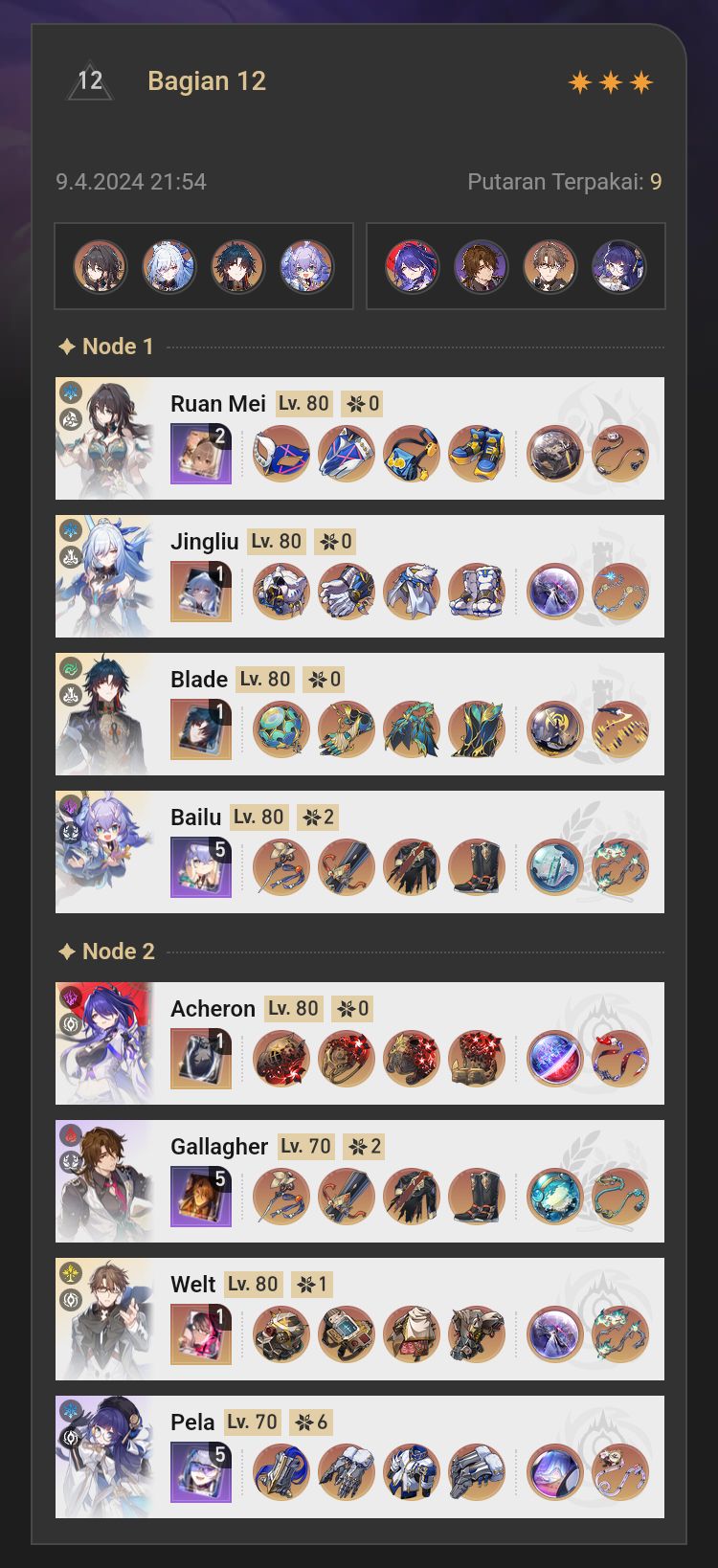 SHARING TEAM COMP Honkai: Star Rail | HoYoLAB