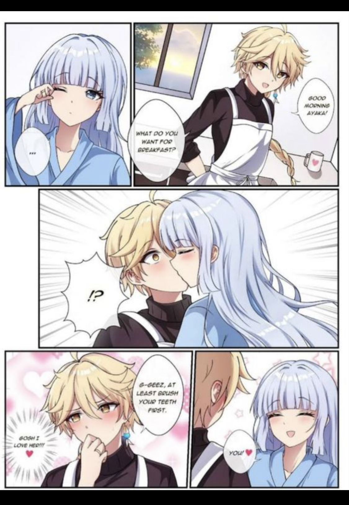 Ayaka x Aether - Breakfast Genshin Impact | HoYoLAB