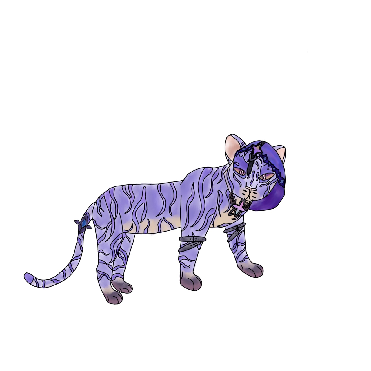 Black swan as a tiger for my own project | HoYoLAB