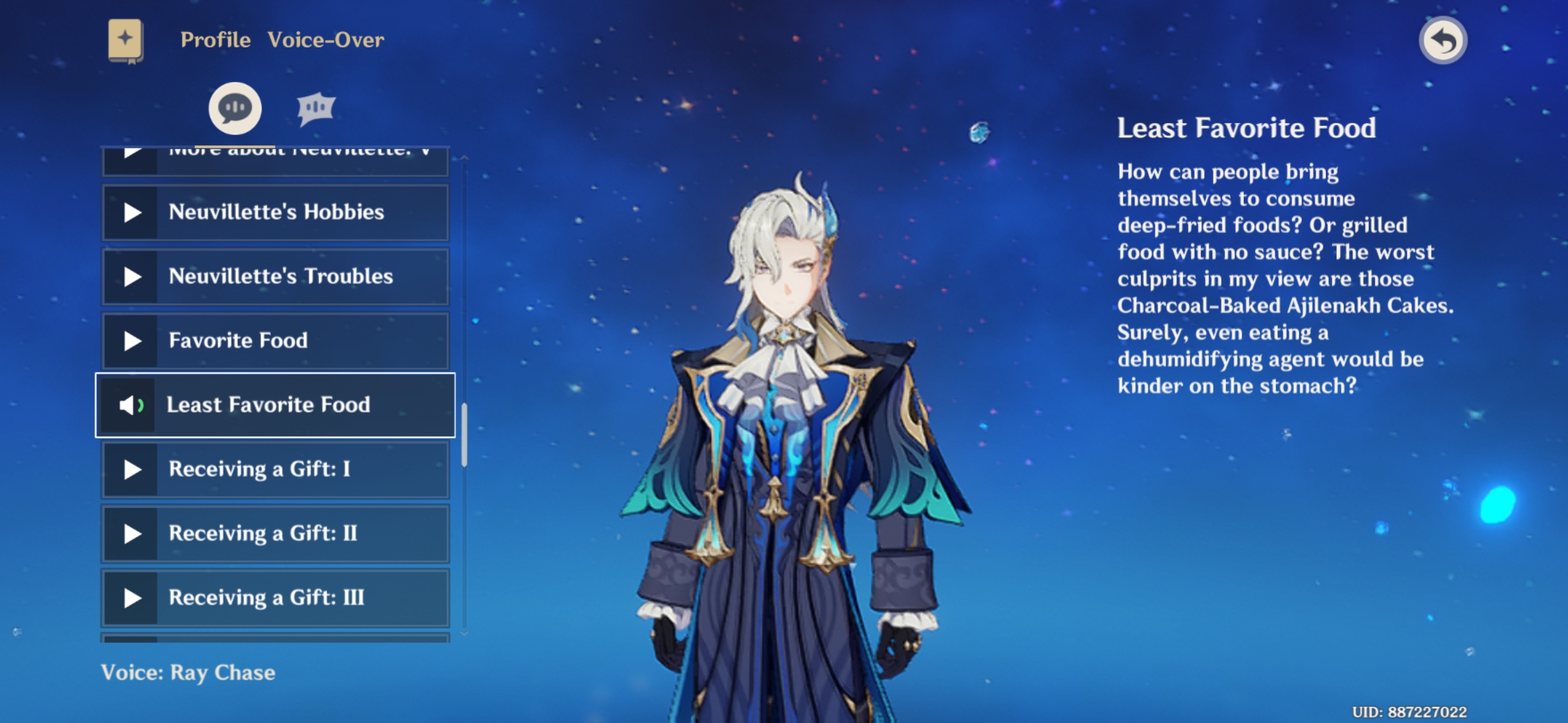 Theme 2 : Neuvillette's most memorable dialogue/storyline Genshin ...