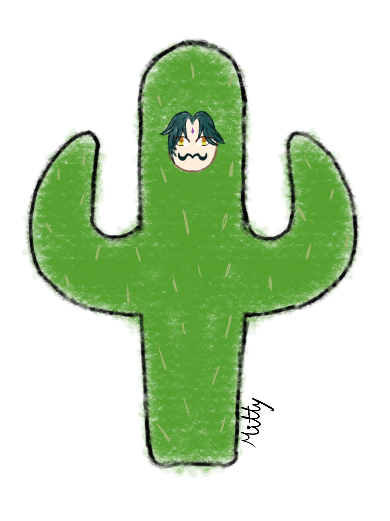 Cactus Xiao Genshin Impact | HoYoLAB
