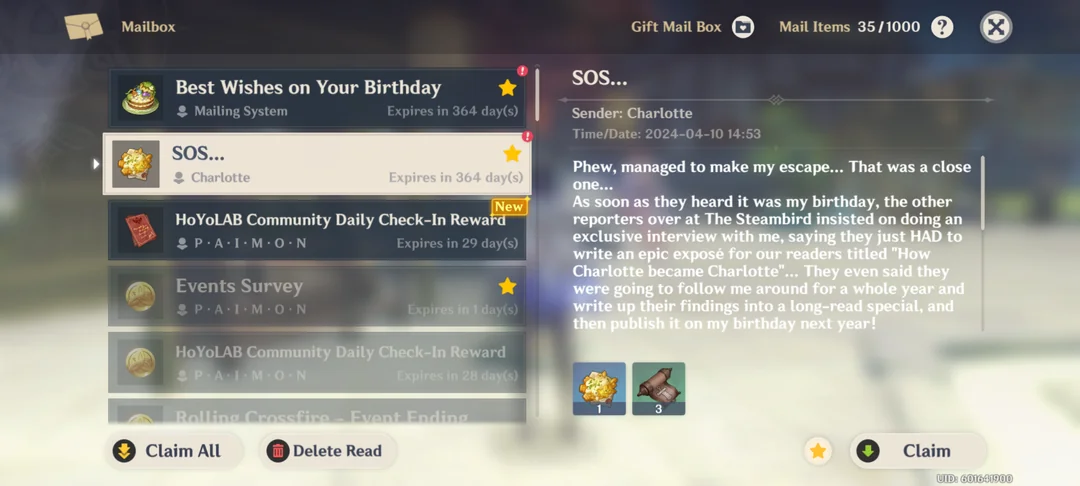 Are there any characters you share birthdays with? Genshin Impact | HoYoLAB