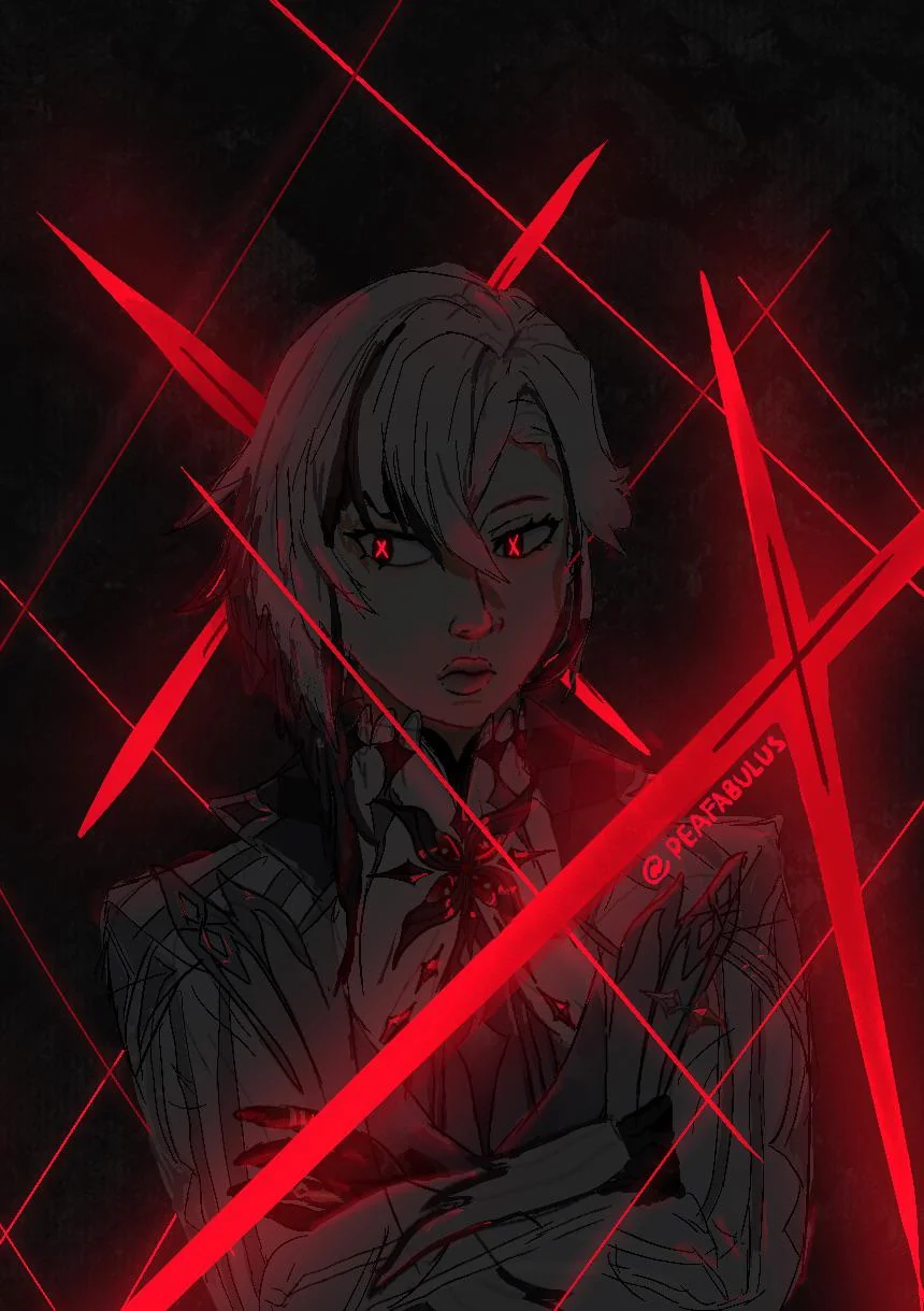 [OC] Arlecchino aka the knave, number ?? of the fatui harbingers ...