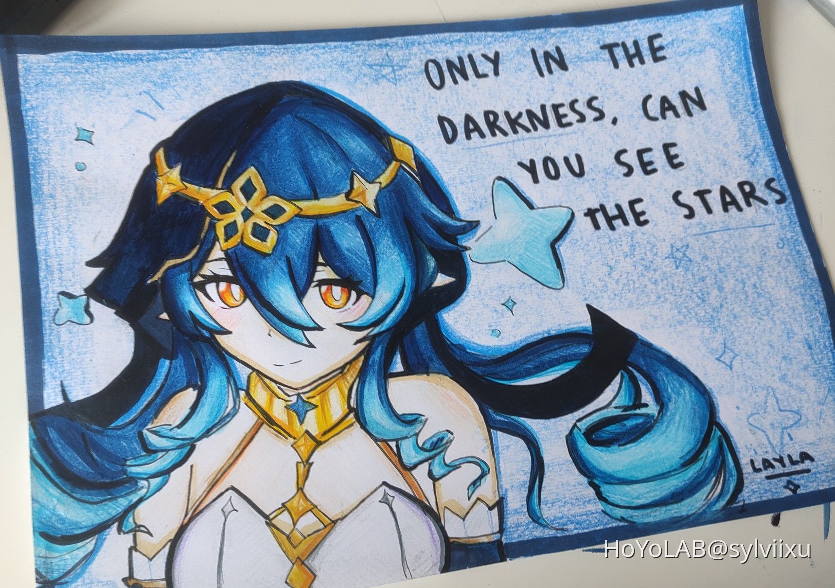 layla drawing Genshin Impact | HoYoLAB