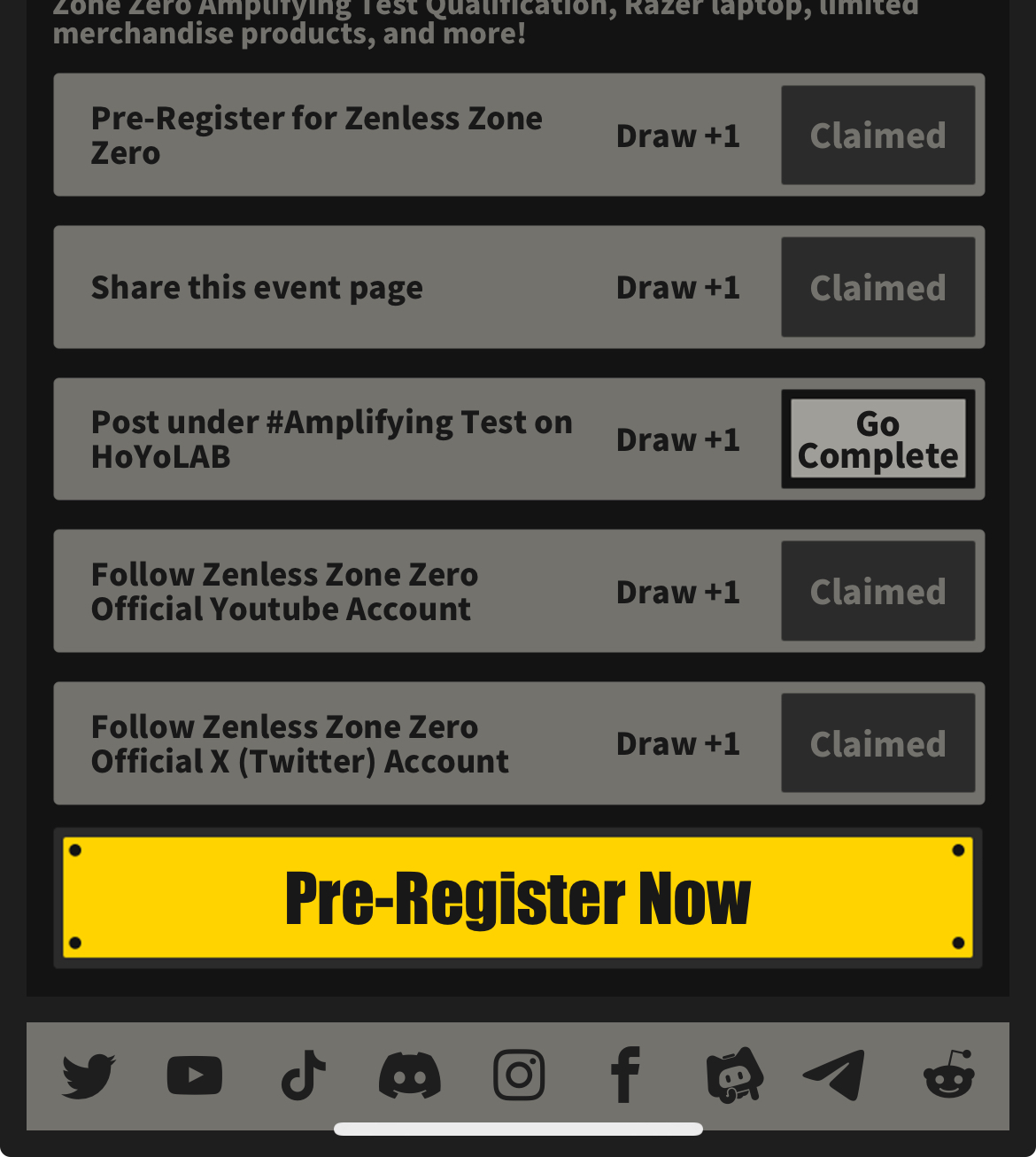 Yes Zenless Zone Zero Hoyolab