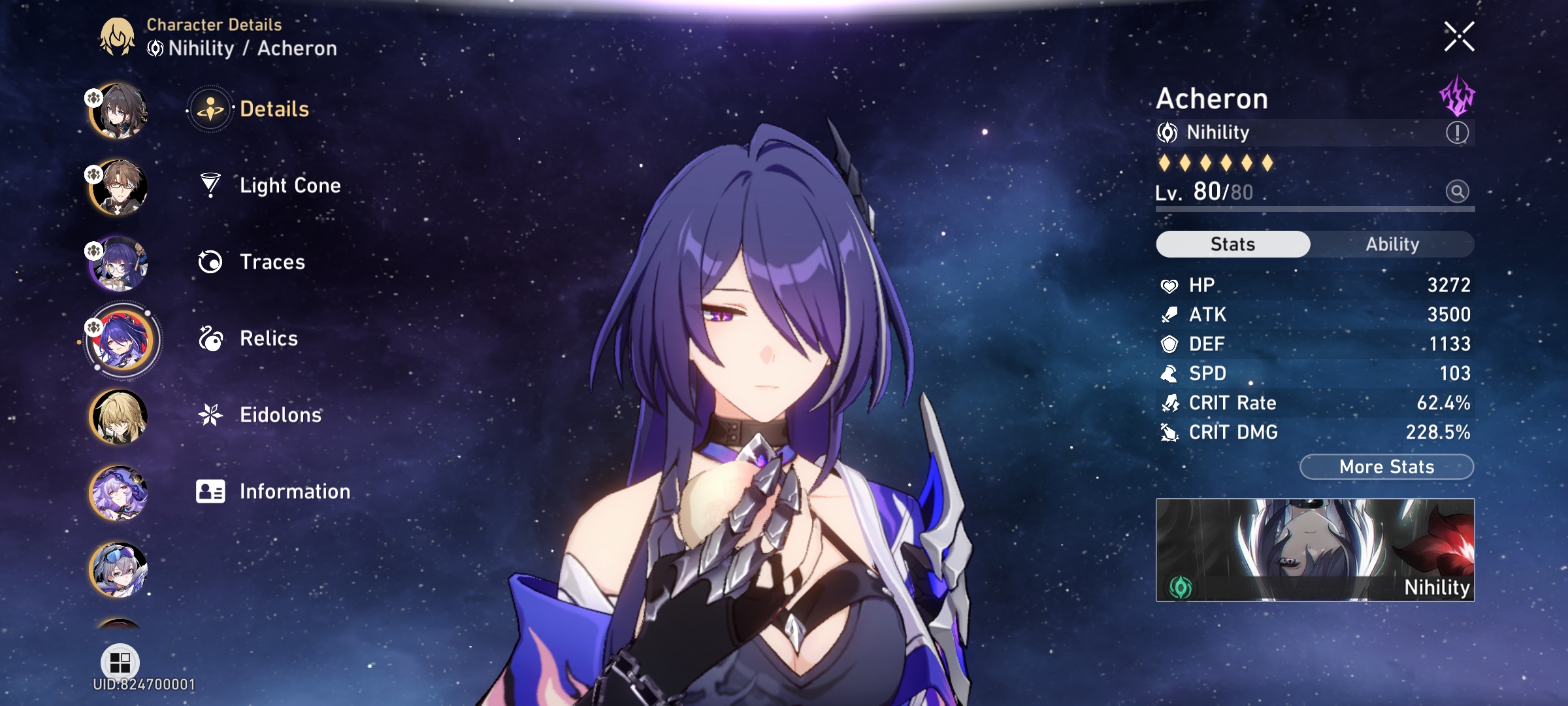 Acheron Build Honkai: Star Rail | HoYoLAB