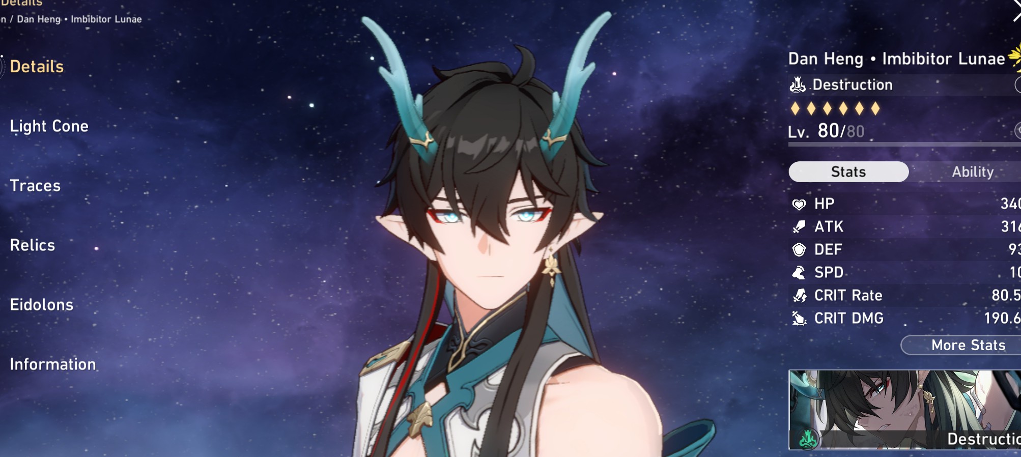 My full build of Danheng Honkai: Star Rail | HoYoLAB