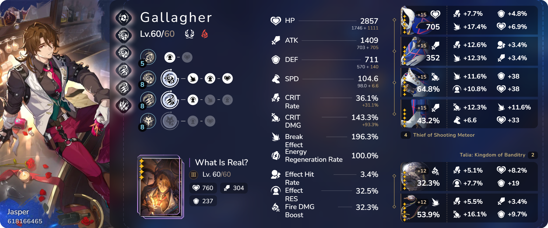 Early game Gallagher build Honkai: Star Rail | HoYoLAB