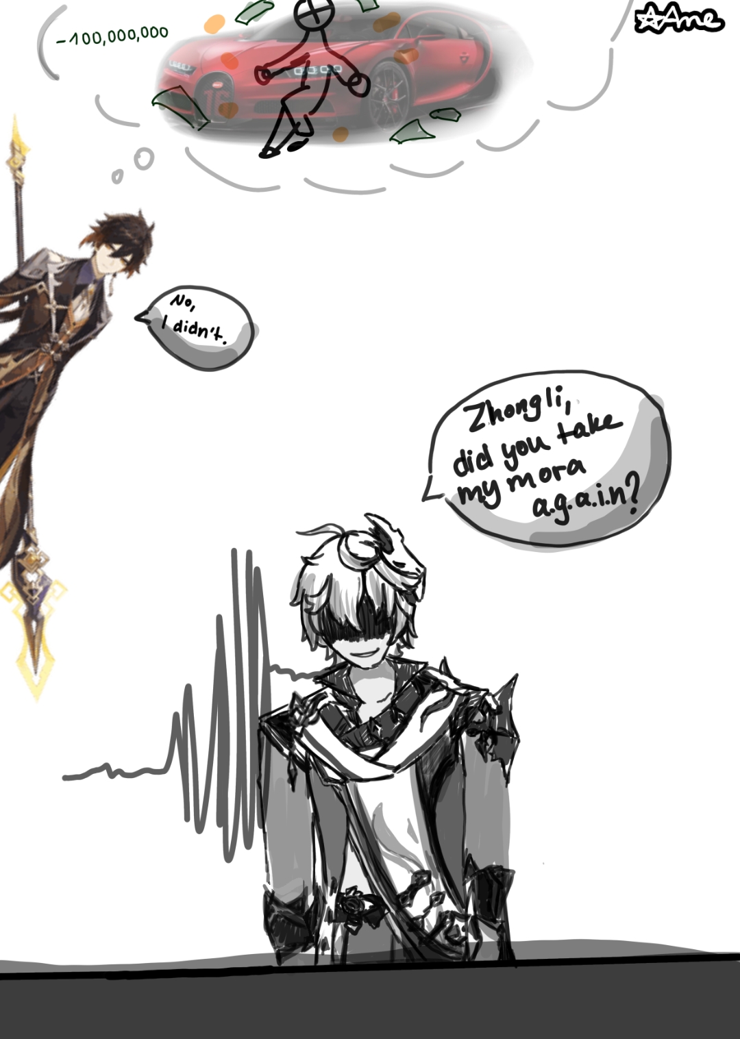 Tartaglia and zhongli art!~ »ship?« Genshin Impact | HoYoLAB