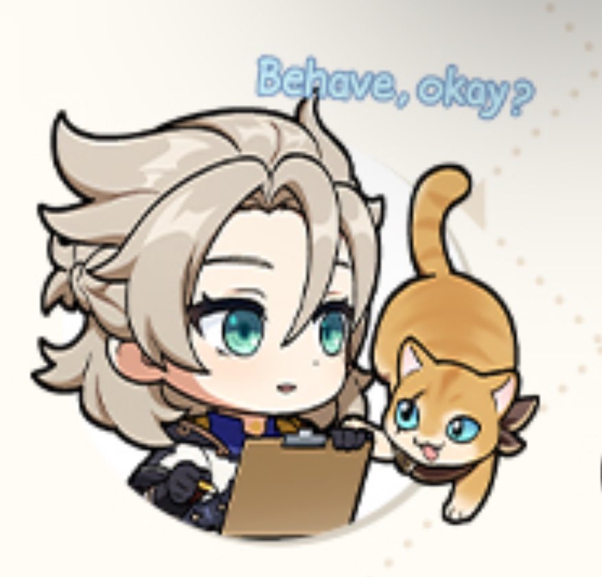 Paimon's painting of Albedo.. Genshin Impact | HoYoLAB