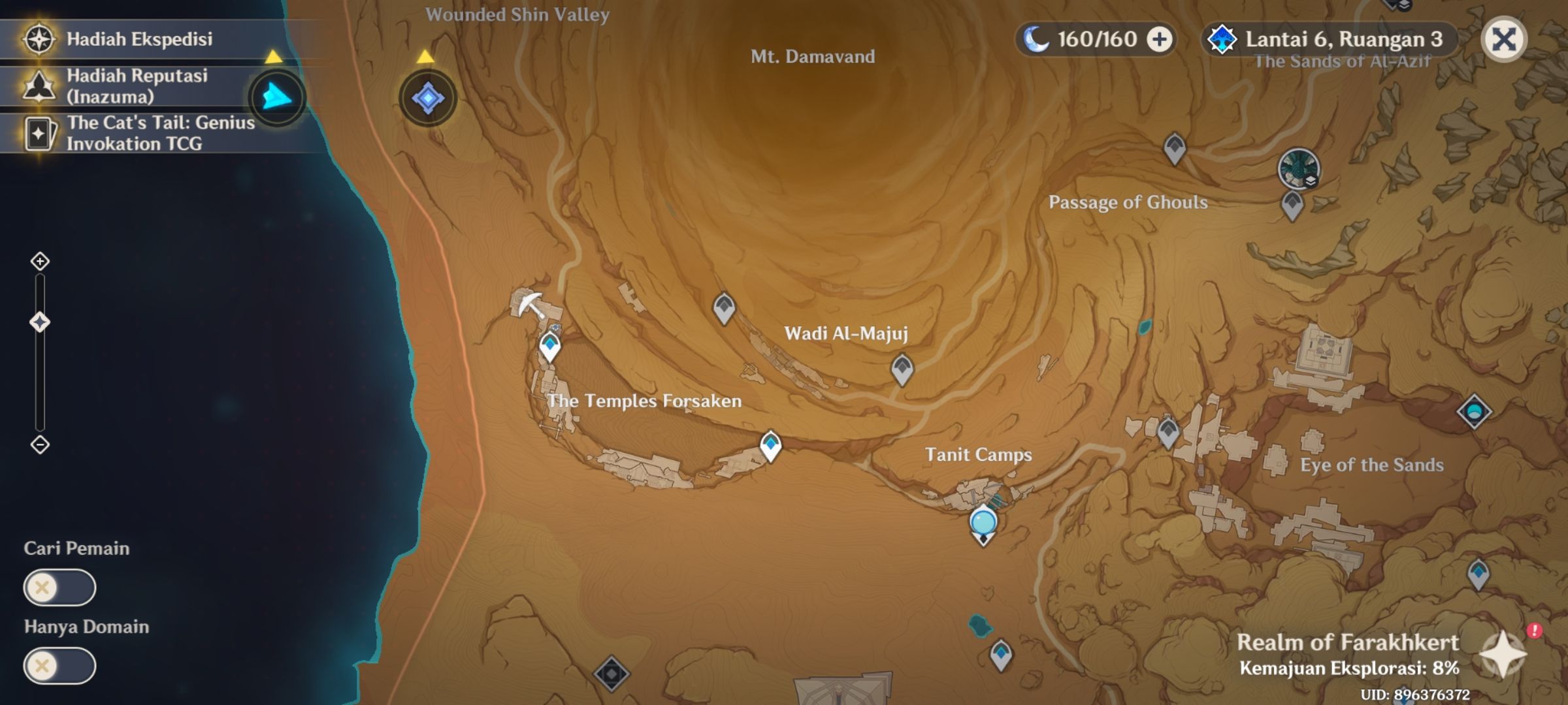 baru liat map isi nya sangat menyejukan ternyata... Genshin Impact ...