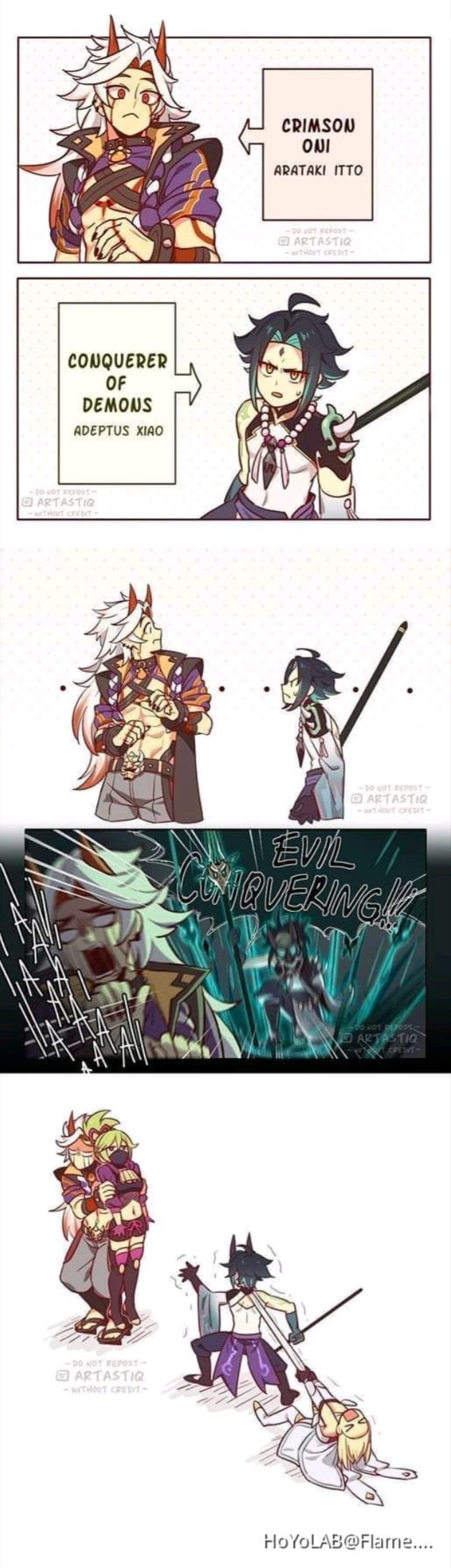 Day 5 of posting random Xiao memes until I get the fan badge Genshin ...