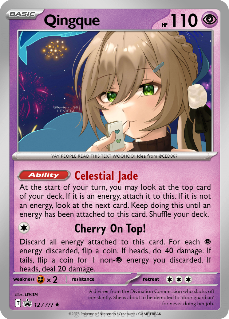 More HSR Pokemon Cards! + wallpaper I made like a month ago Honkai ...