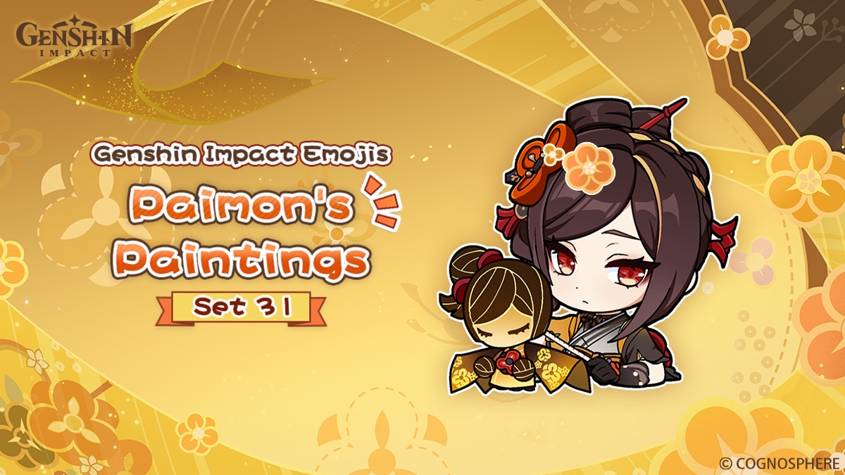 Paimon Paintings Telegram Stickers - Set 31 Genshin Impact | HoYoLAB