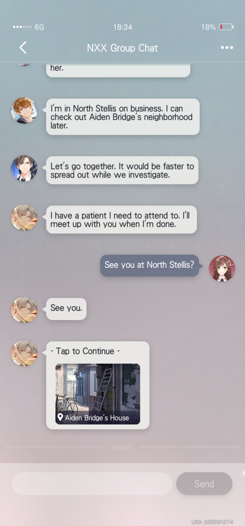 And the award for the driest group chat goes to... Tears of Themis ...