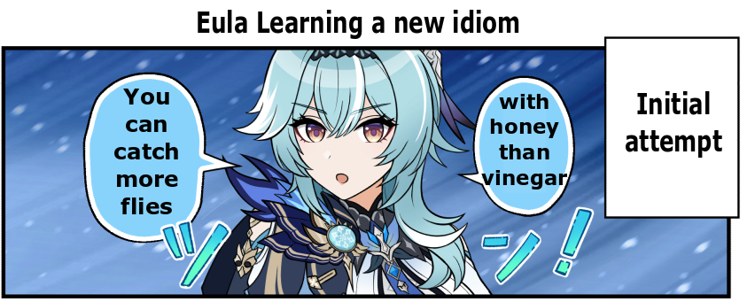 Eula - learning the meaning of English idioms Genshin Impact | HoYoLAB