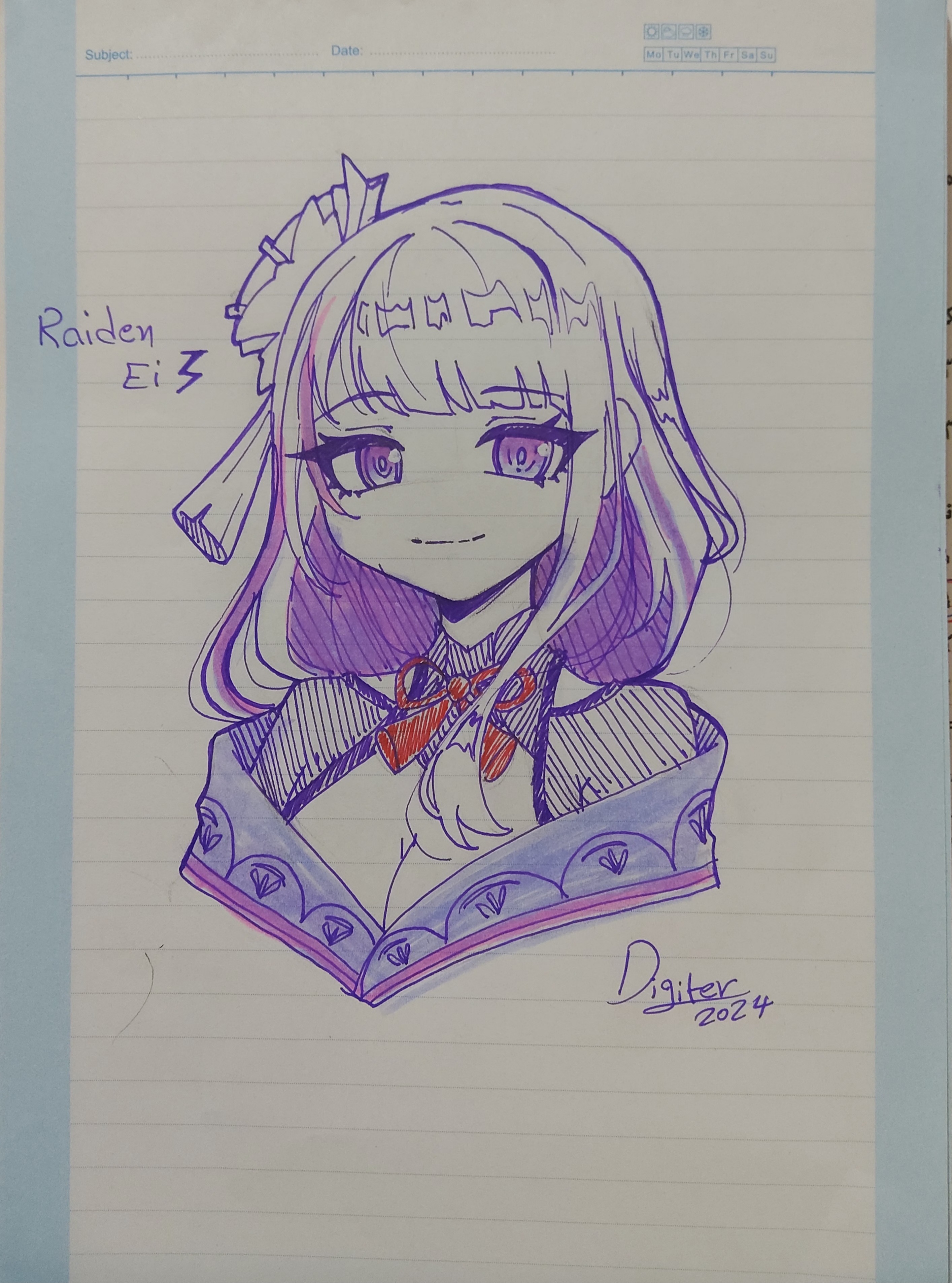 raiden ei⚡🍡 Genshin Impact | HoYoLAB