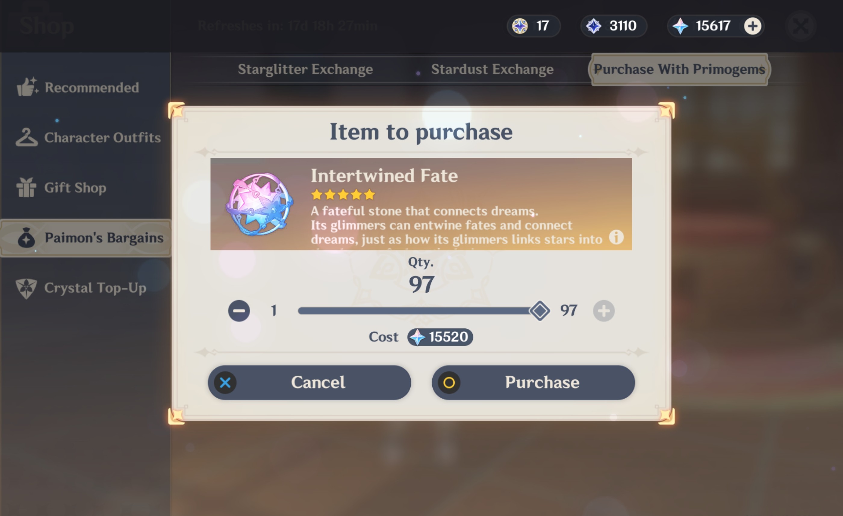 I have a wishing addiction, but I'm holding back myself (albeit hard ...