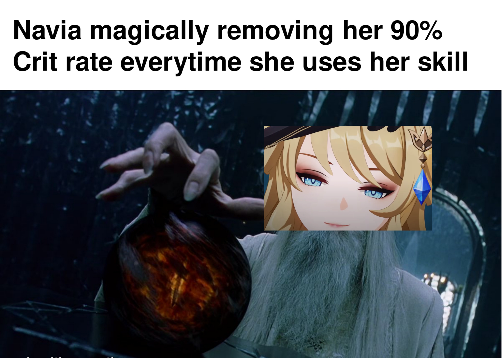Daily Navia post for fan badge ¦¦ Genshin Impact | HoYoLAB