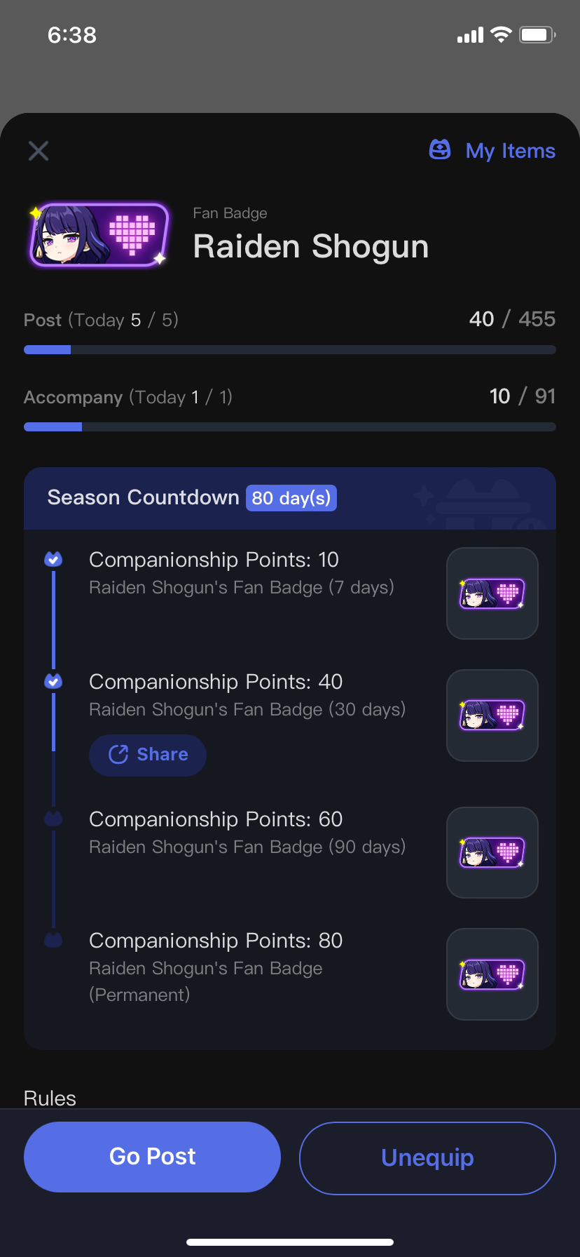Raiden progress #3 Genshin Impact | HoYoLAB