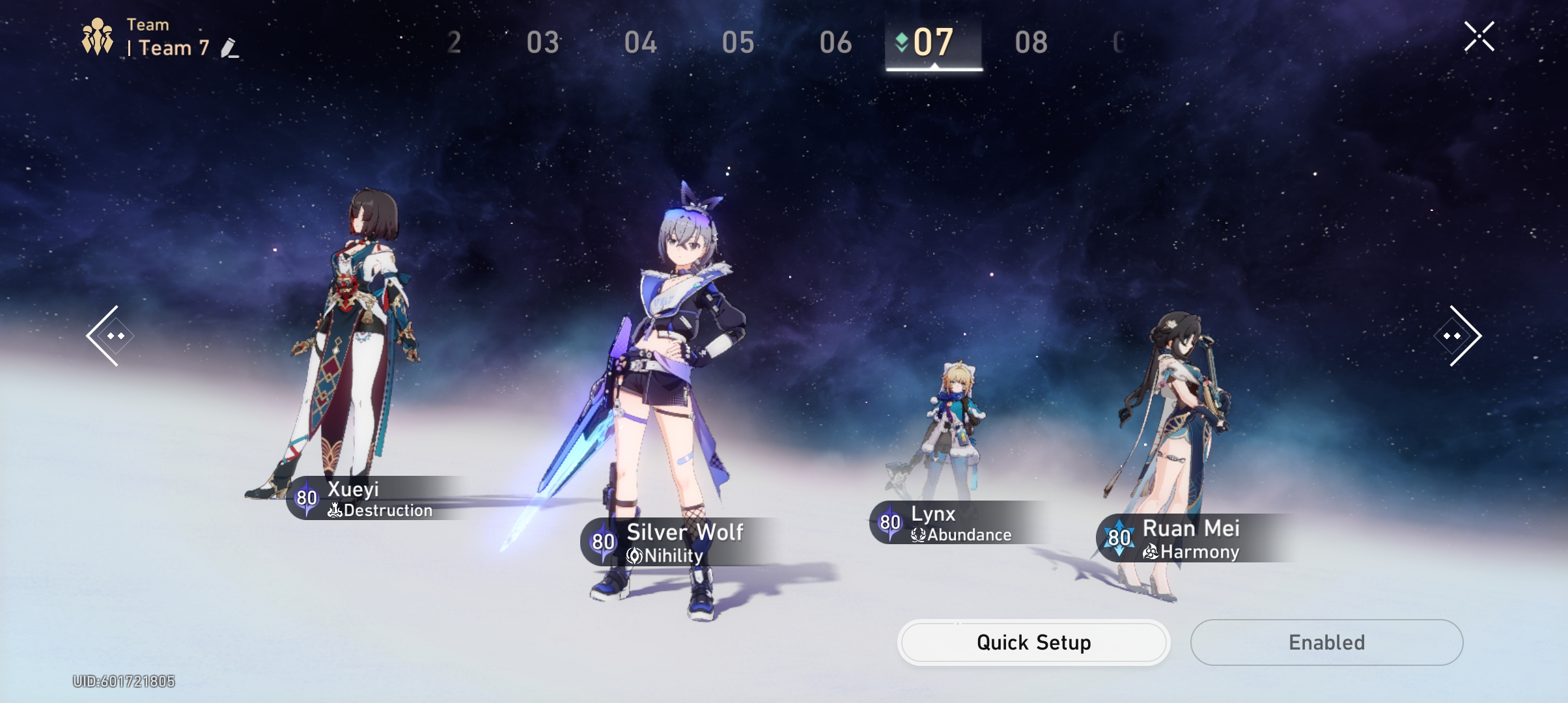 My xueyi team Honkai: Star Rail | HoYoLAB