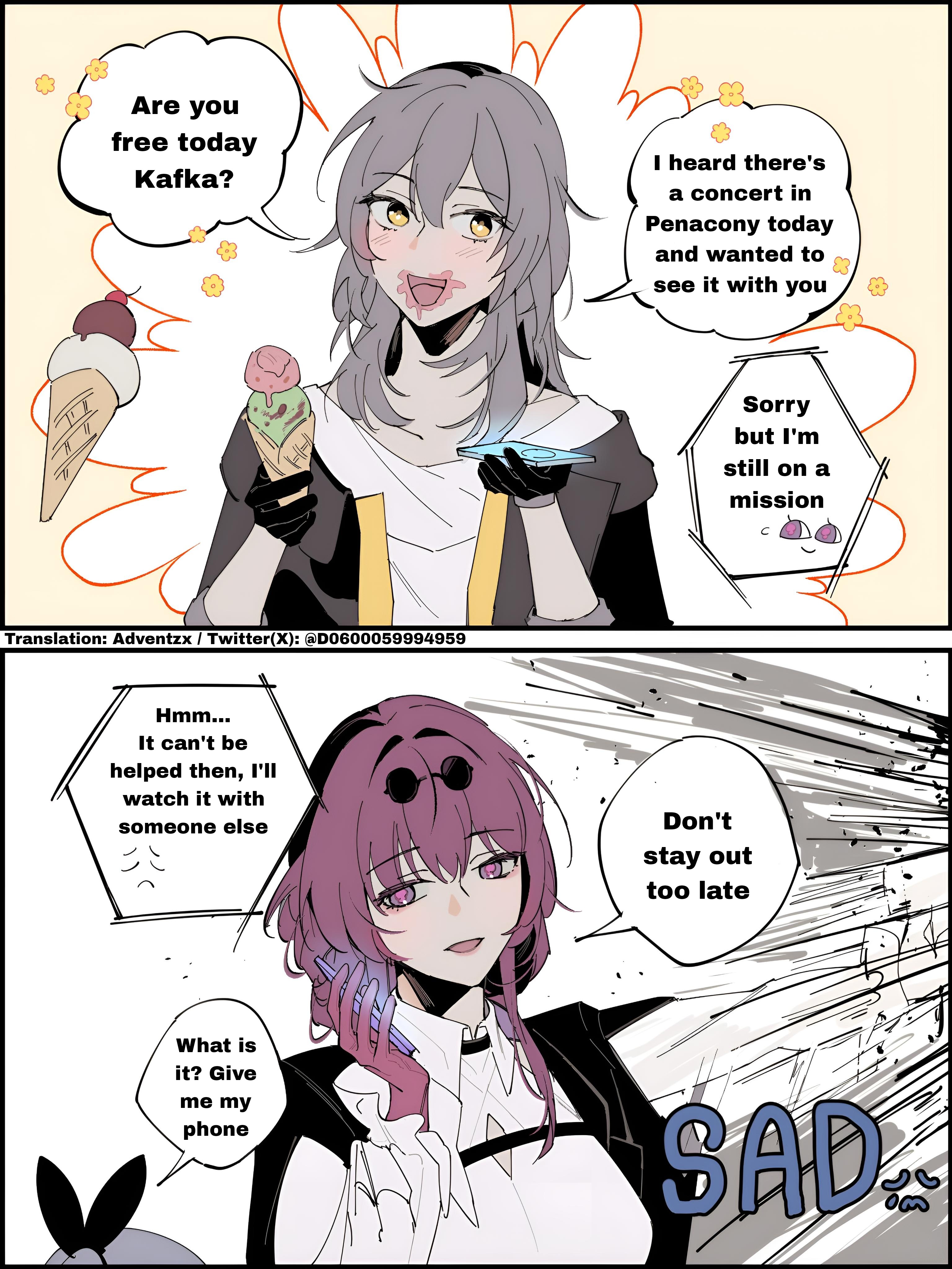 Stelle wants to hangout with Kafka Honkai: Star Rail | HoYoLAB