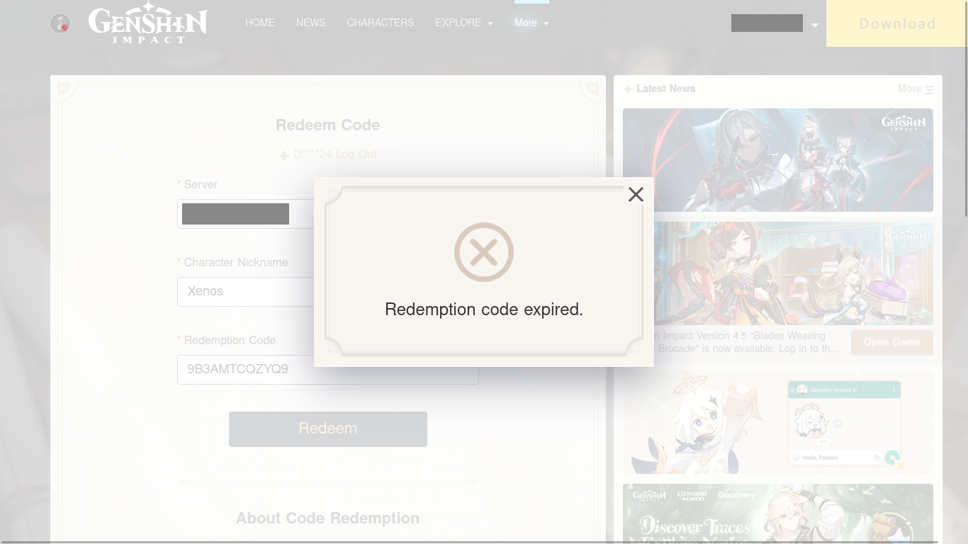 Why have the livestream codes already expired after only 16 hours? I ...
