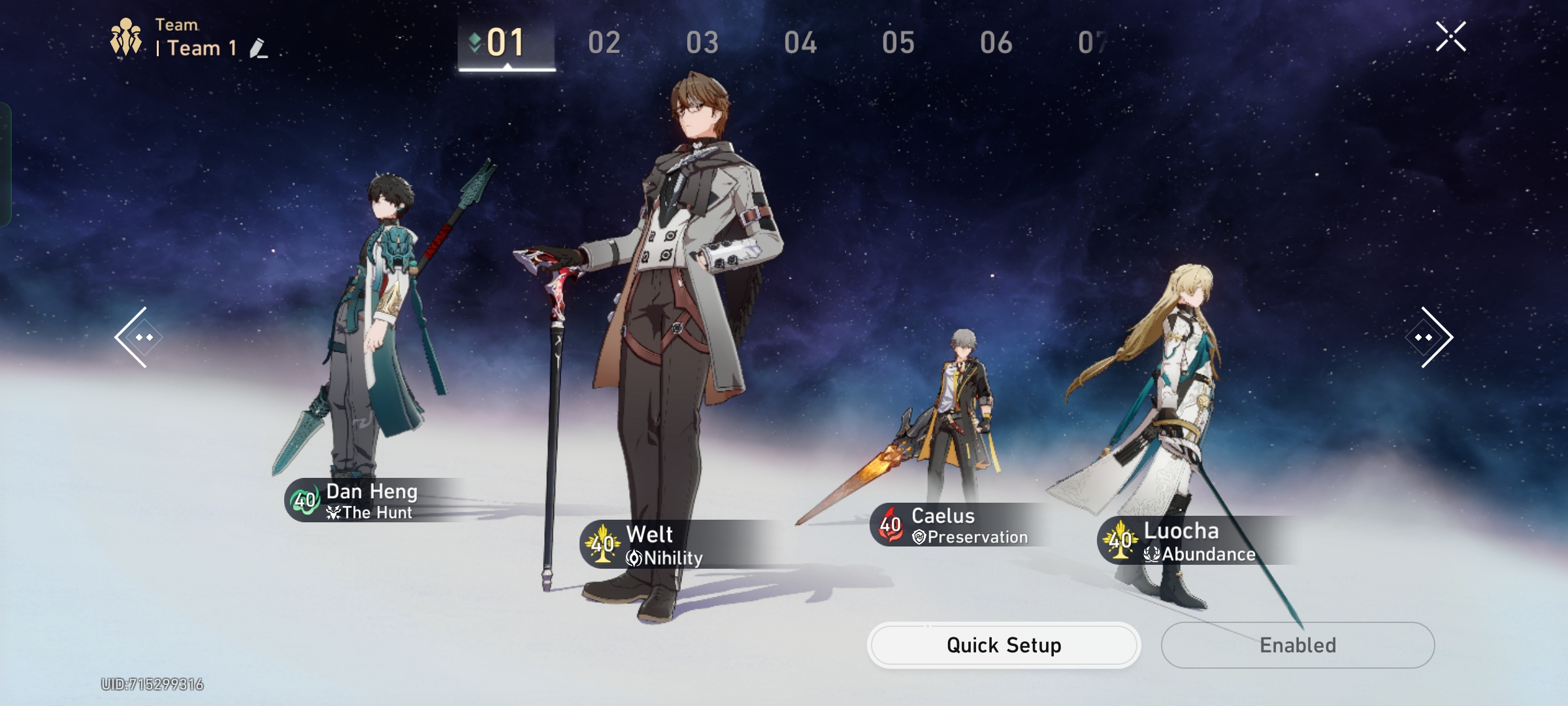 Star Rail Team Setup Honkai: Star Rail | HoYoLAB