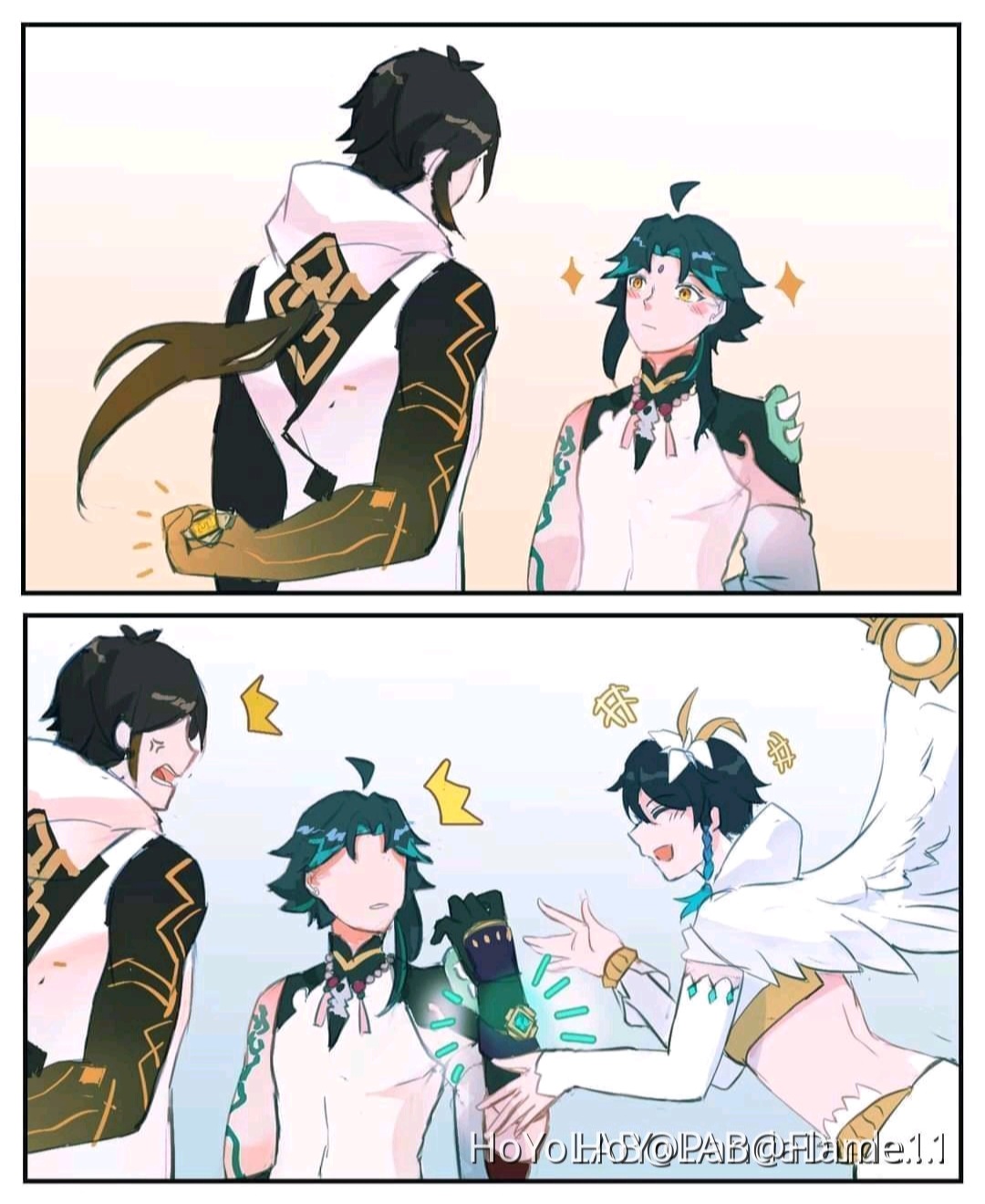 Day 6 of posting random Xiao memes until I get the fan badge Genshin ...