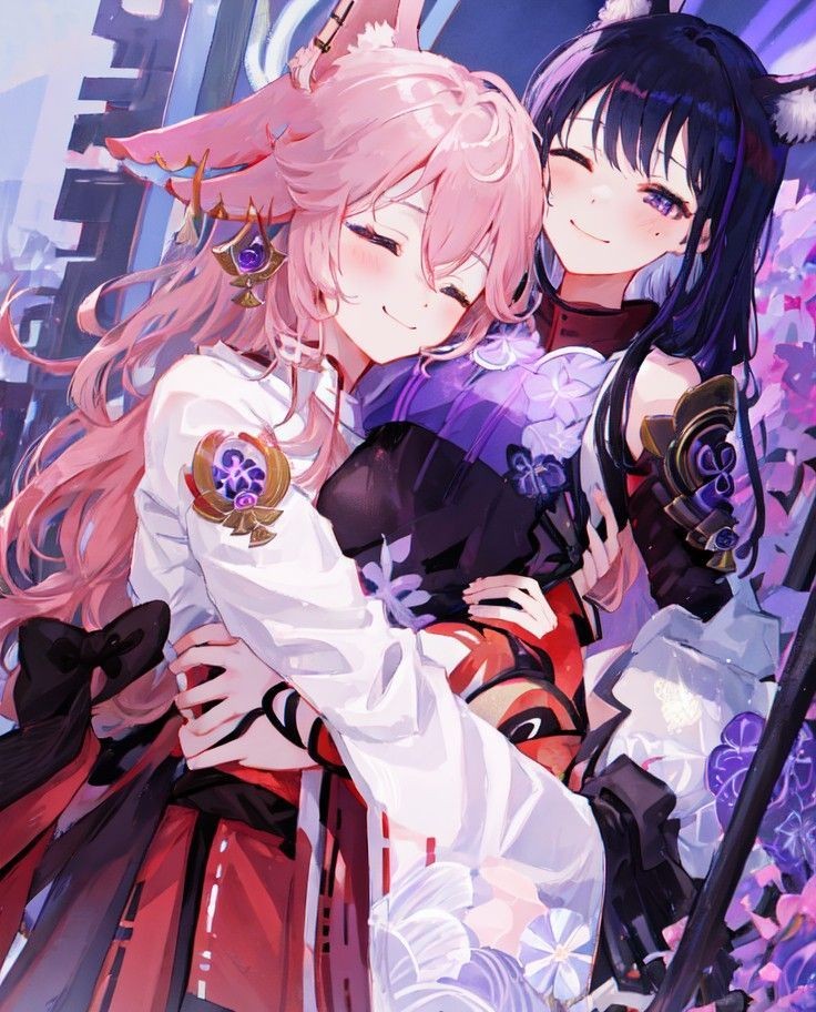 Hug 🦊⚡🌸 Genshin Impact | HoYoLAB
