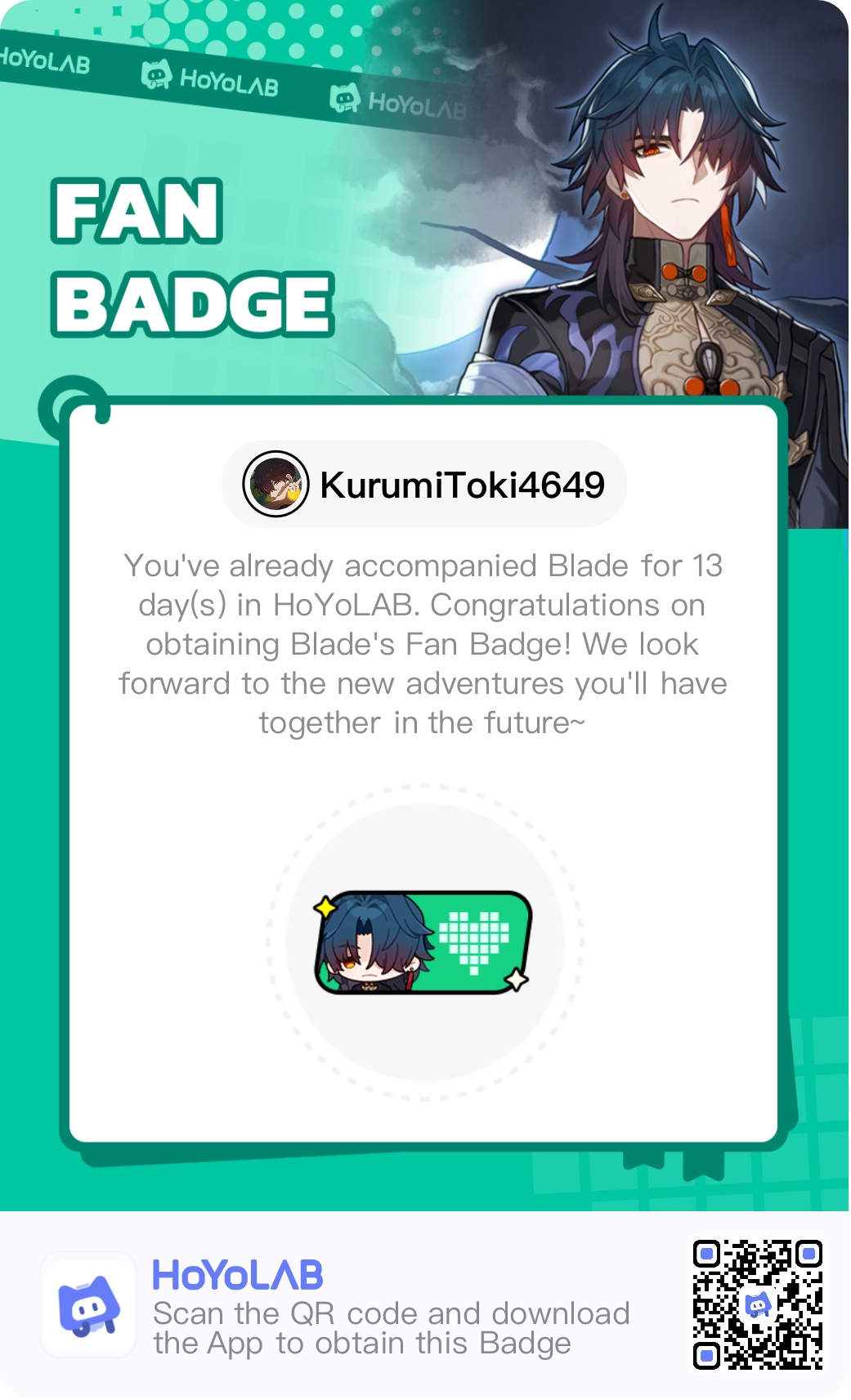 Blade Badge Honkai: Star Rail | HoYoLAB