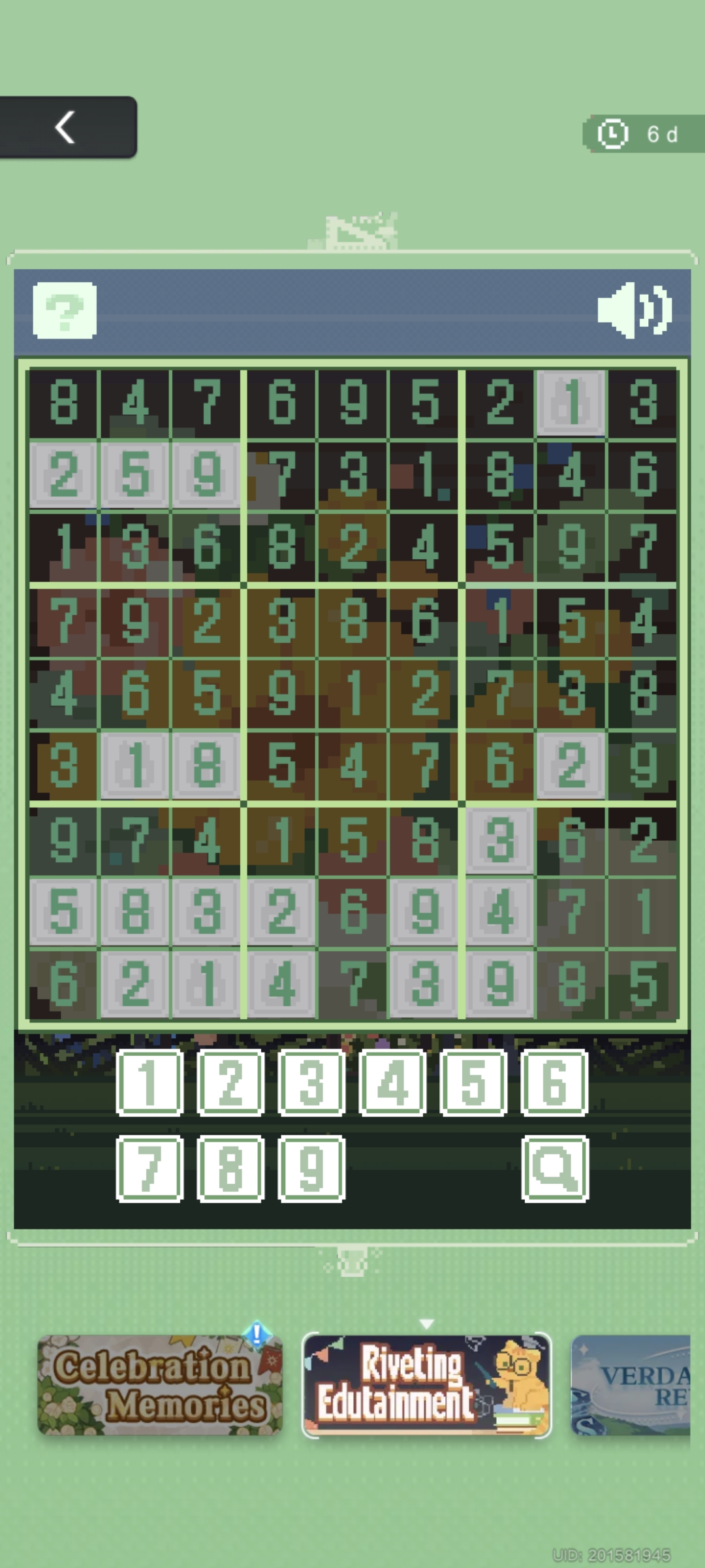 Sudoku, the fourth one Tears of Themis | HoYoLAB