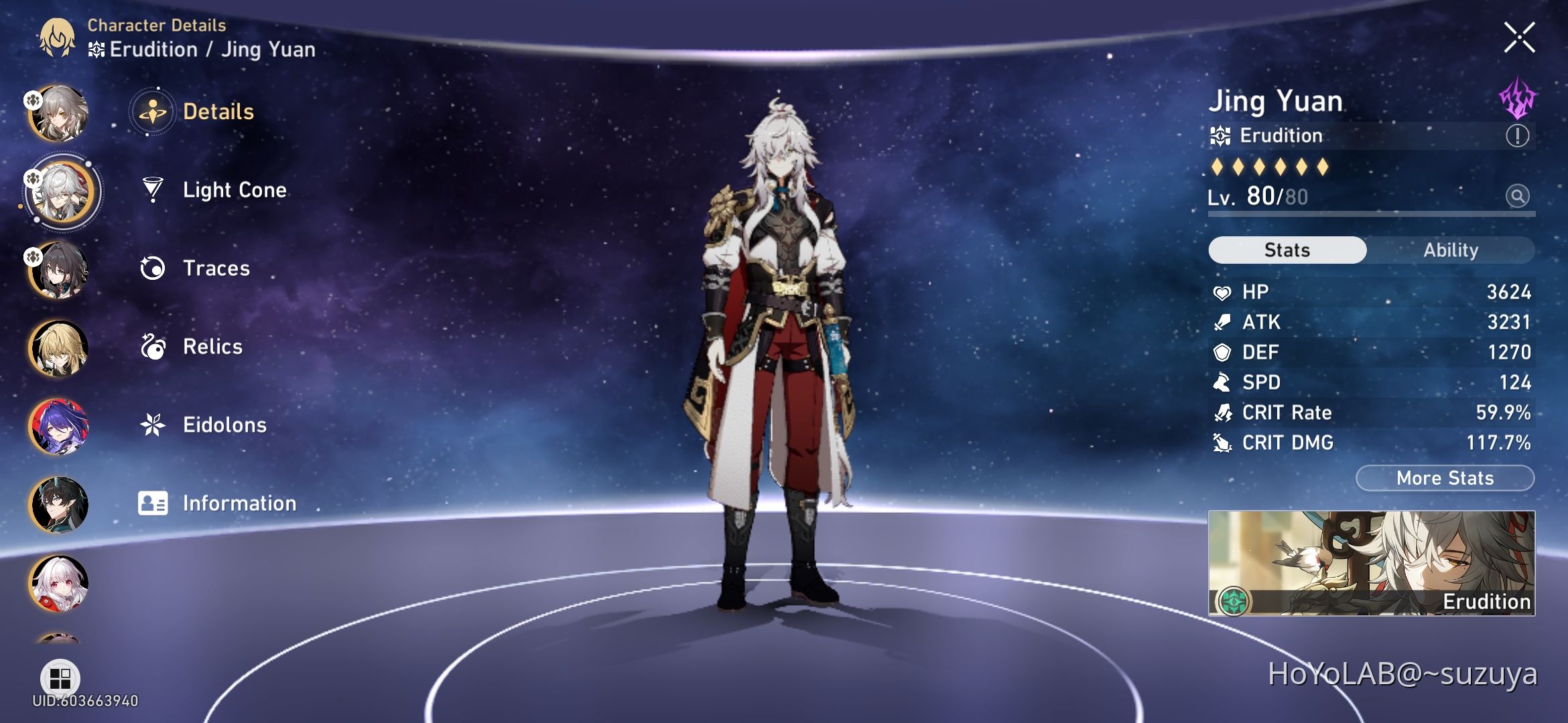 UR FAVE CRIT STATS OVERLOOKER IS BACK Honkai: Star Rail | HoYoLAB