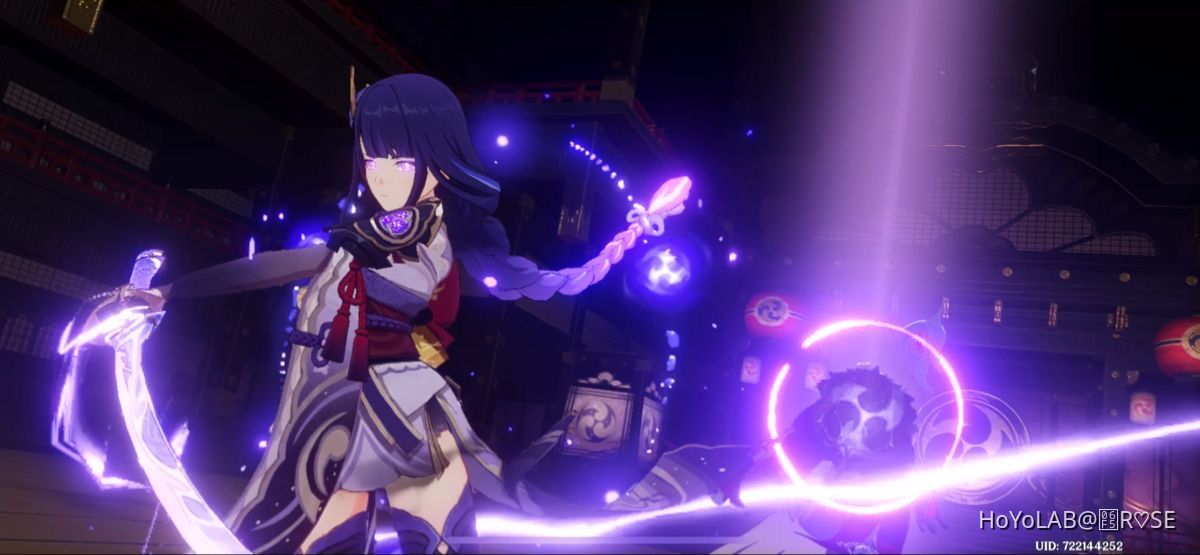 Raiden Shogun fab badge post#6 Genshin Impact | HoYoLAB