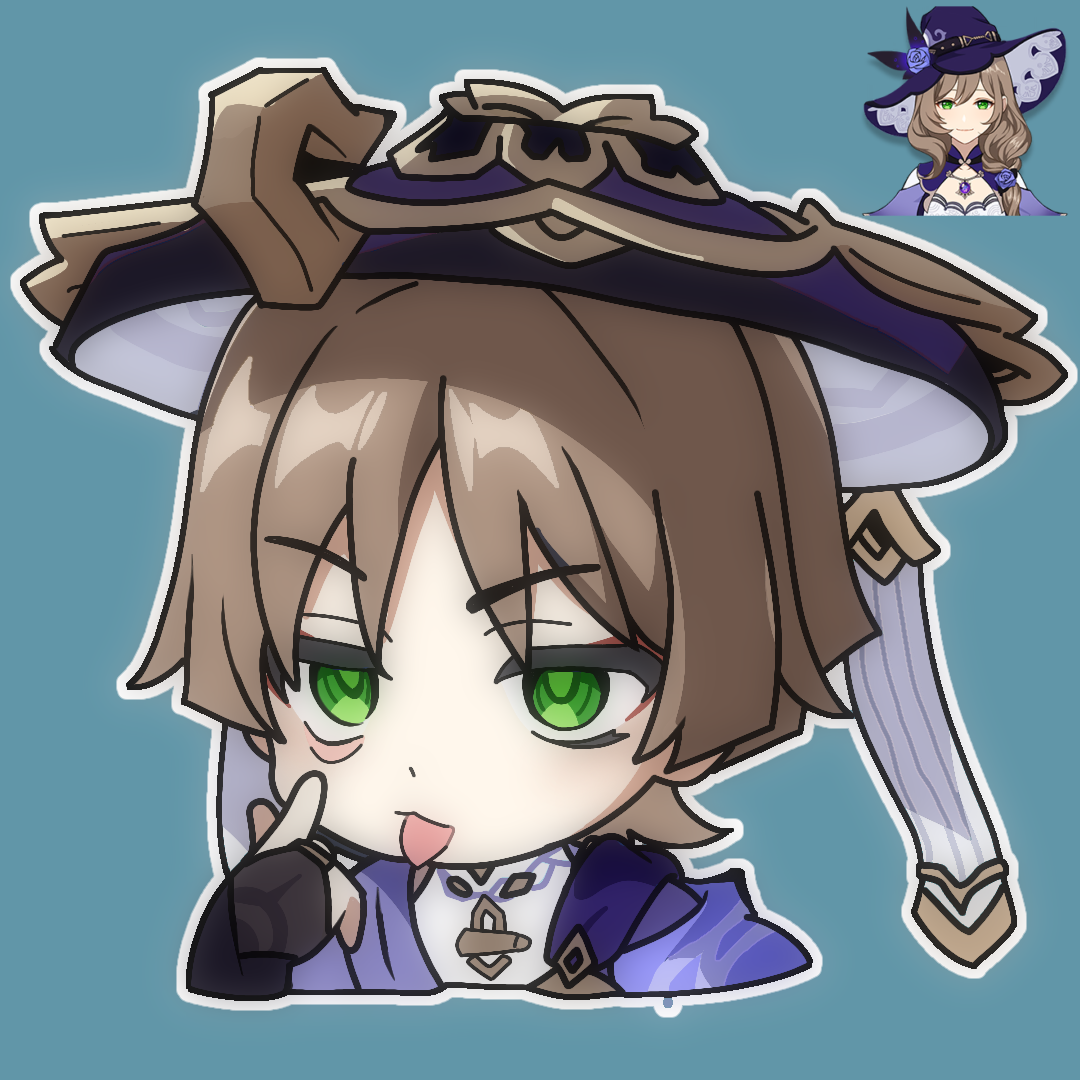 Color swap for badge #3 - Wanderer Ver. Genshin Impact | HoYoLAB