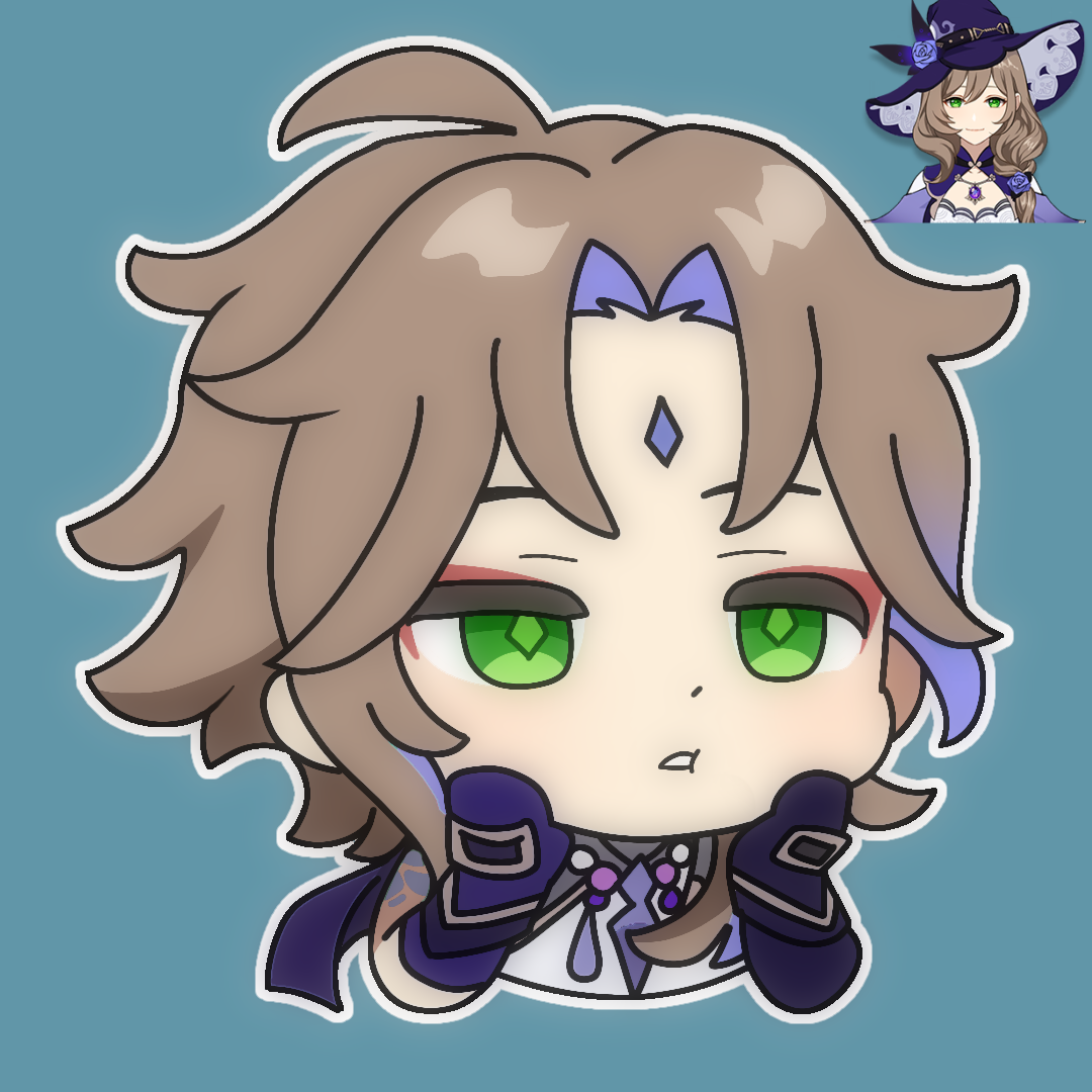 Color swap for badge #3 - Xiao Ver. Genshin Impact | HoYoLAB