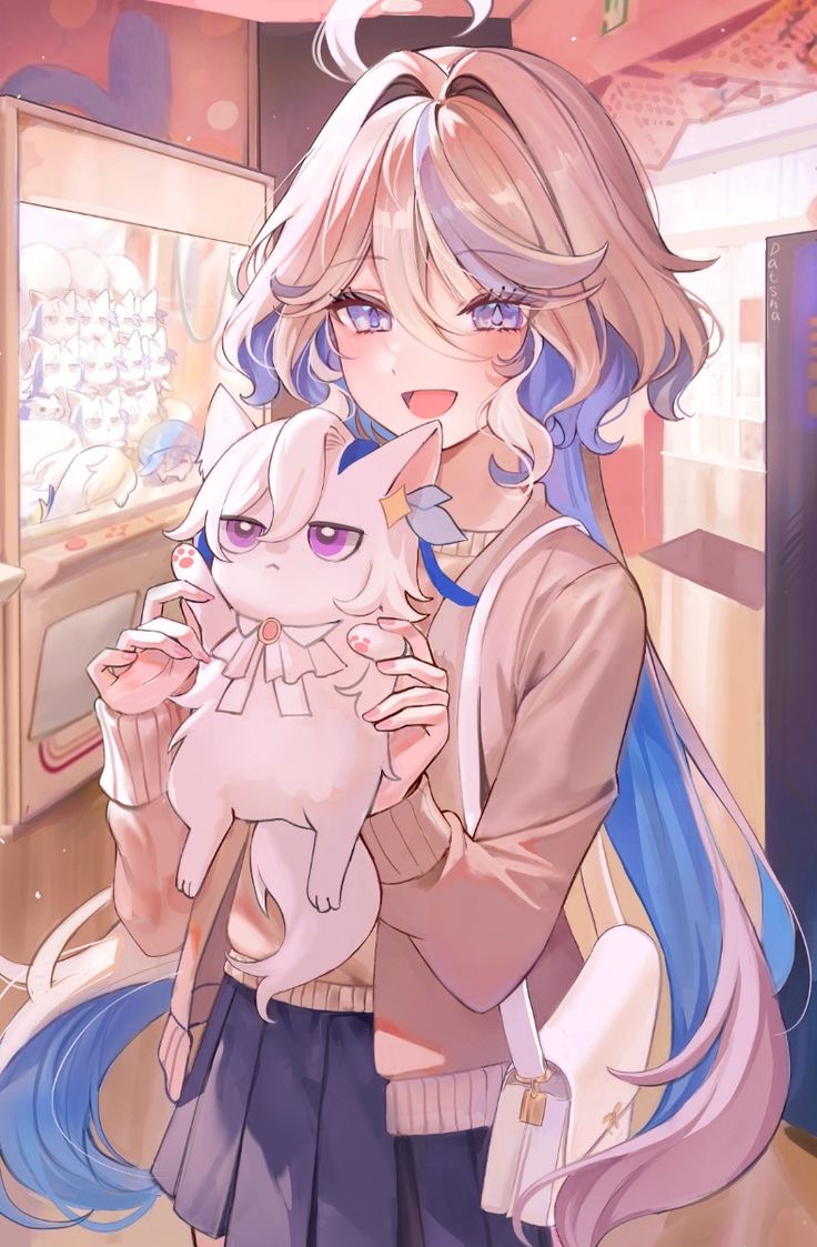 Furina and her pet👀👀 Genshin Impact | HoYoLAB