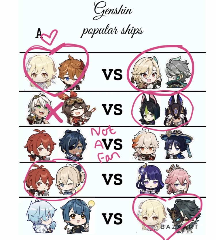 Random Ships Genshin Impact | HoYoLAB