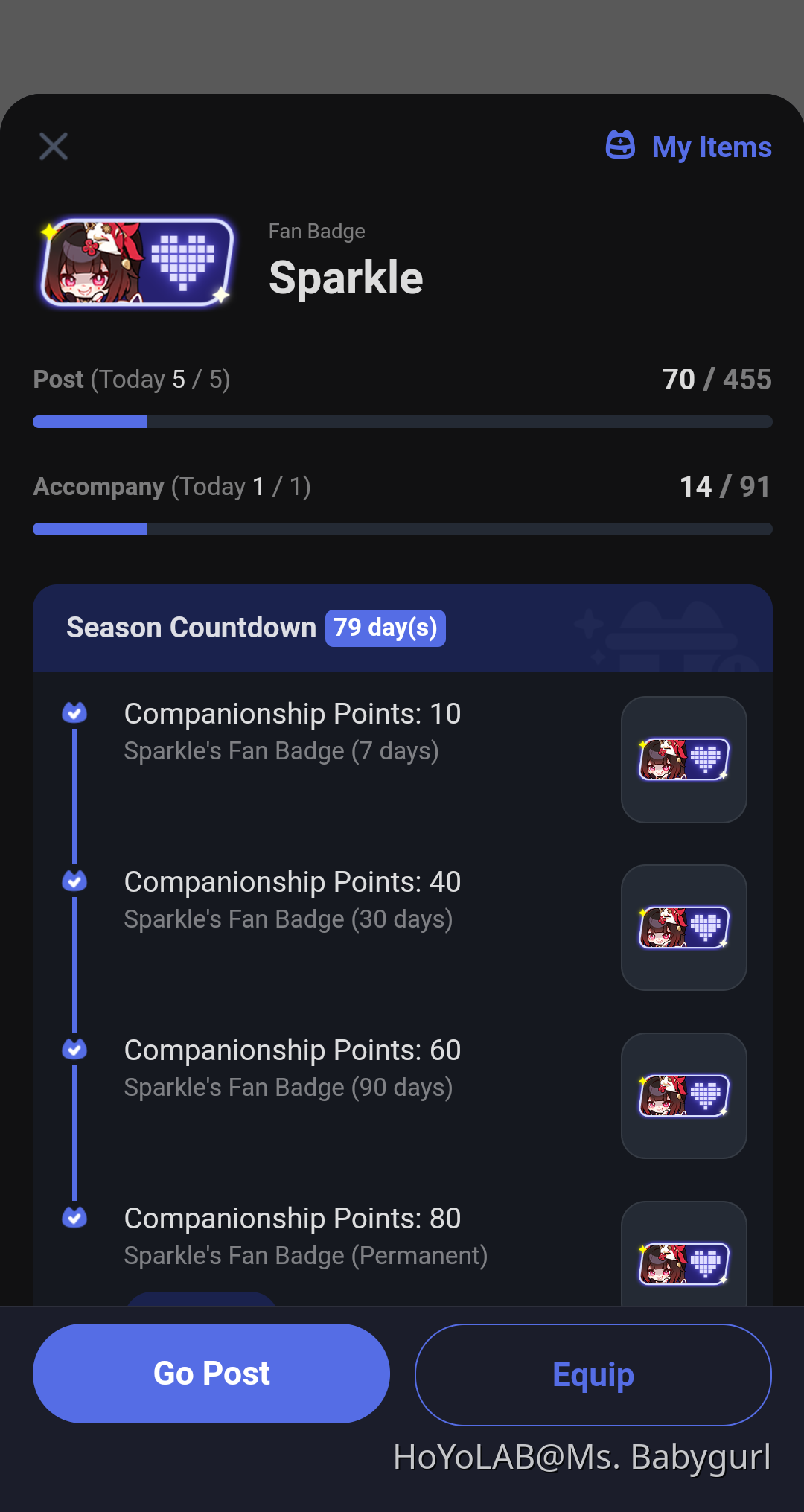 Permanent badge, getto! Honkai: Star Rail | HoYoLAB
