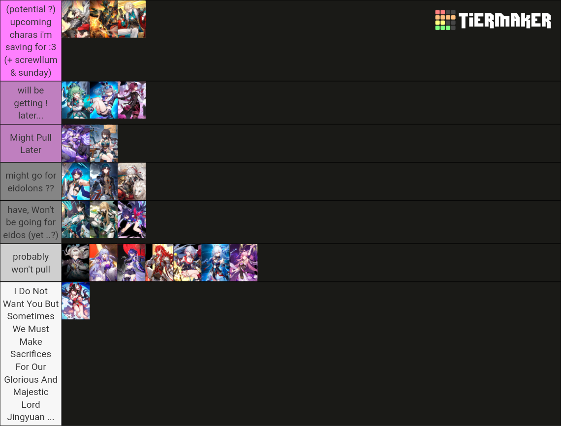 mori's f2p hsr warp plans :3 Honkai: Star Rail | HoYoLAB