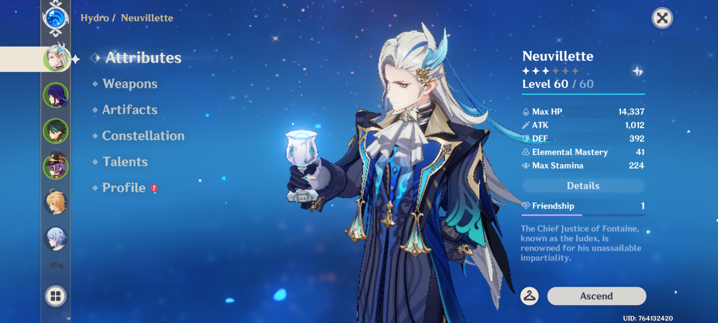 My Neuvillette built so far... Genshin Impact | HoYoLAB