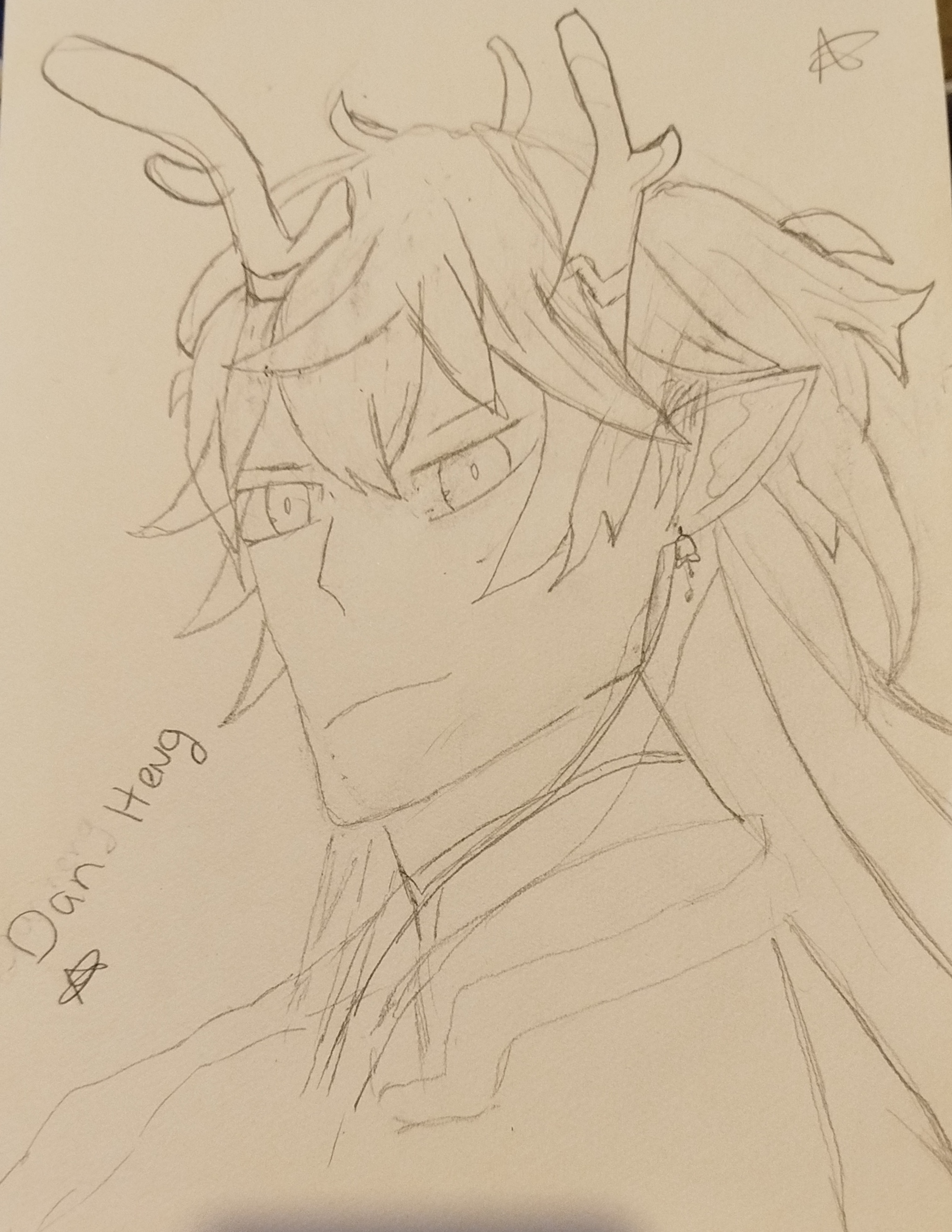 my drawing of Mr Luna Genshin Impact | HoYoLAB