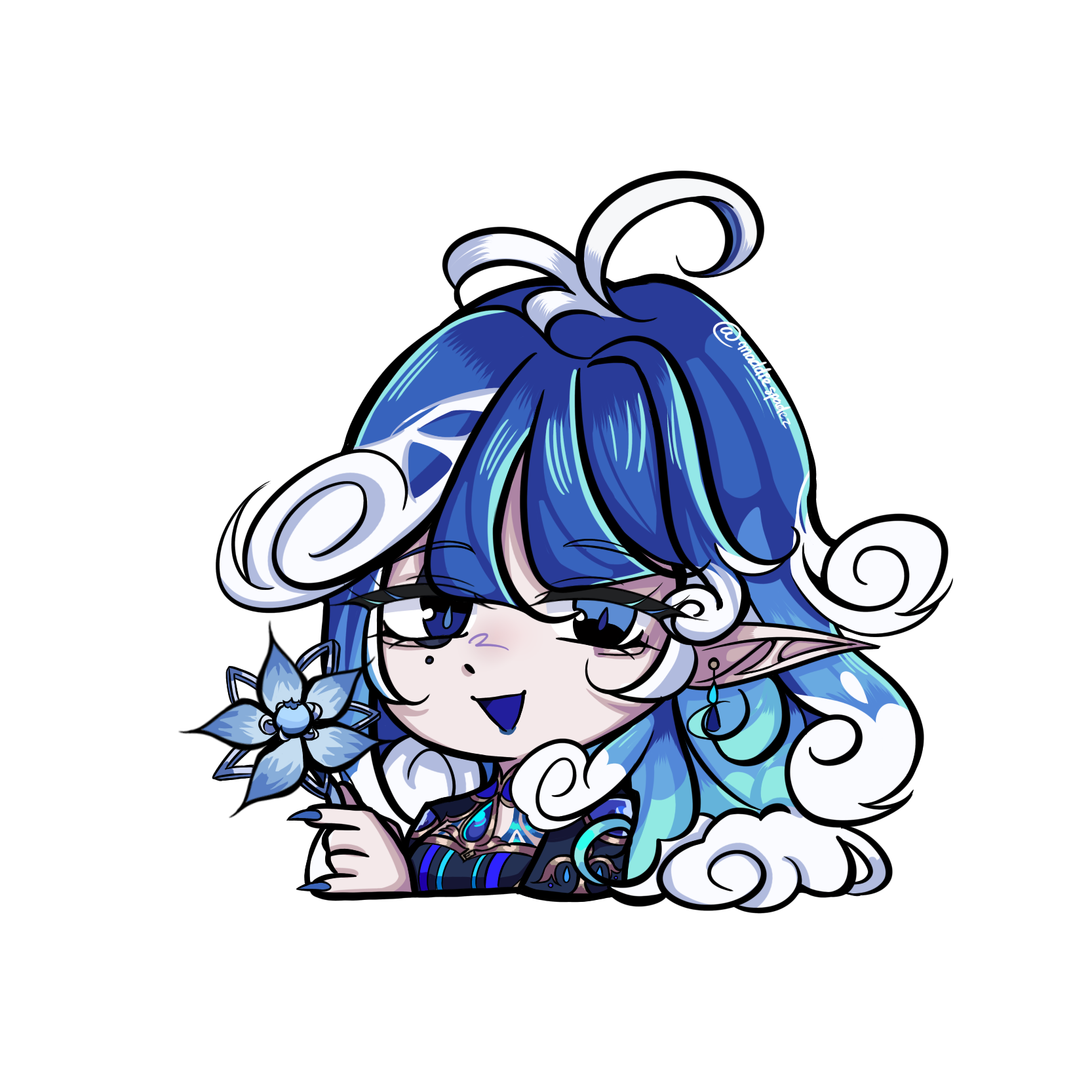 Egeria sticker Genshin Impact | HoYoLAB