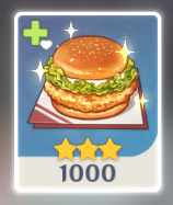 I am now a proud owner of one-thousand golden chicken burgers Genshin ...