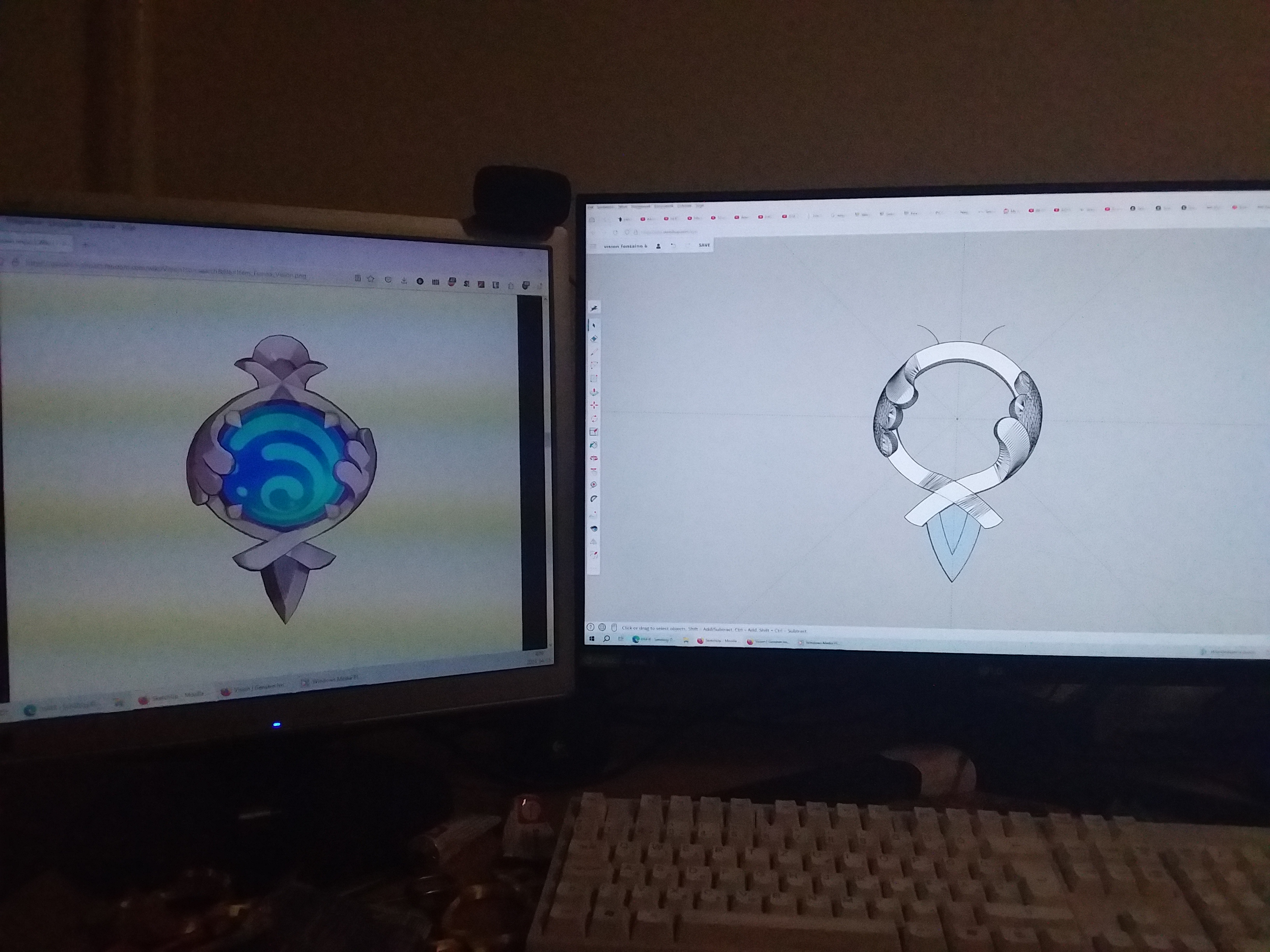 Furina vision design in progress Genshin Impact | HoYoLAB