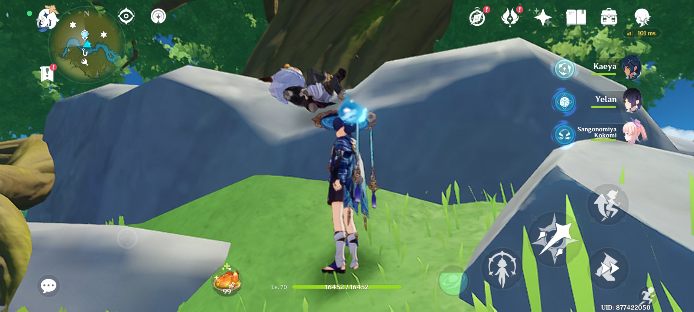 I pushed the unusual hillichurl into the water Genshin Impact | HoYoLAB