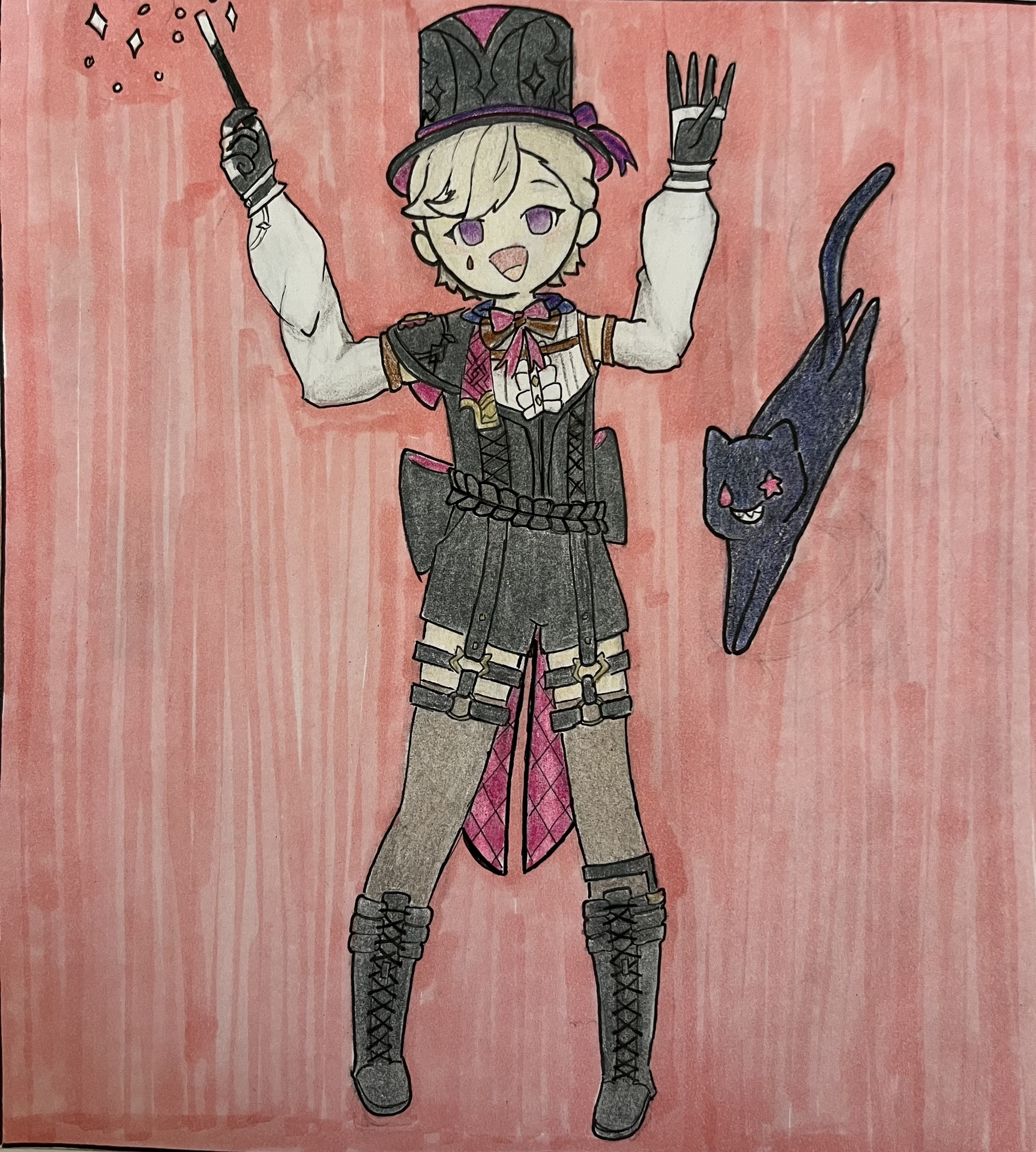 Lyney Drawing! Genshin Impact | HoYoLAB