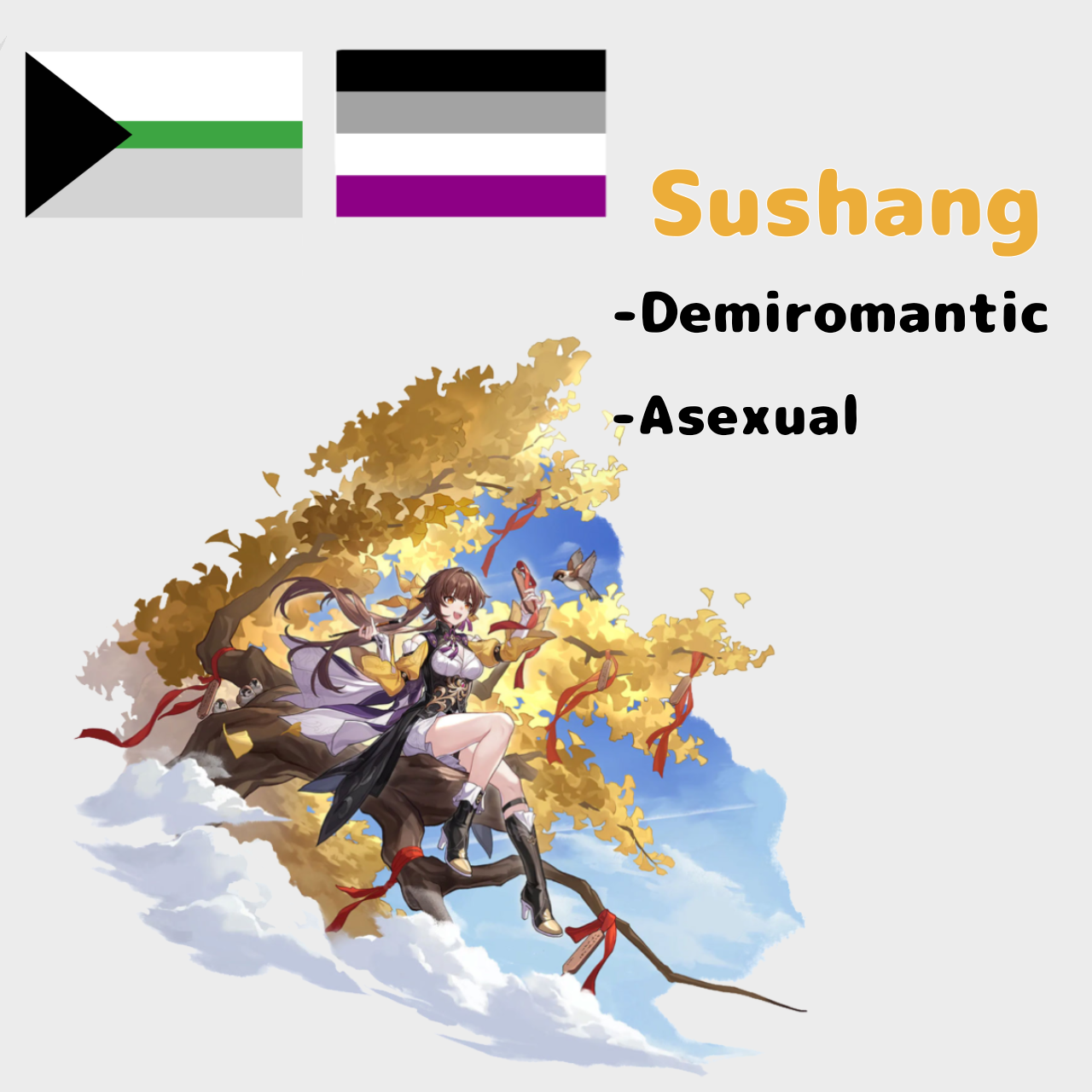 My aroace headcanons because I need more aroace representations Honkai ...