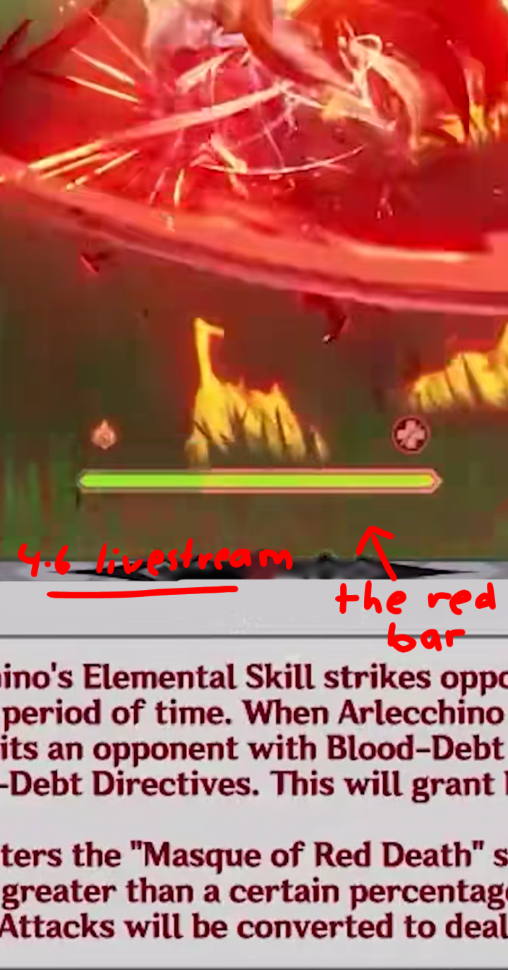 here’s arlecchino gameplay explained in razor language Genshin Impact ...