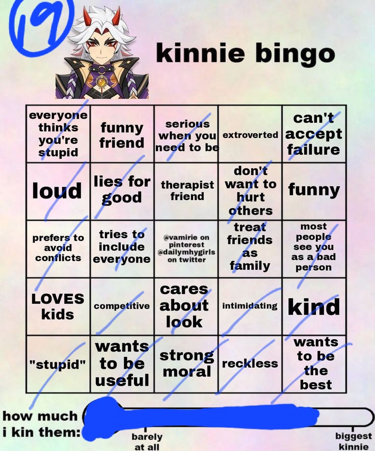 kinnie bingo stuff Genshin Impact | HoYoLAB